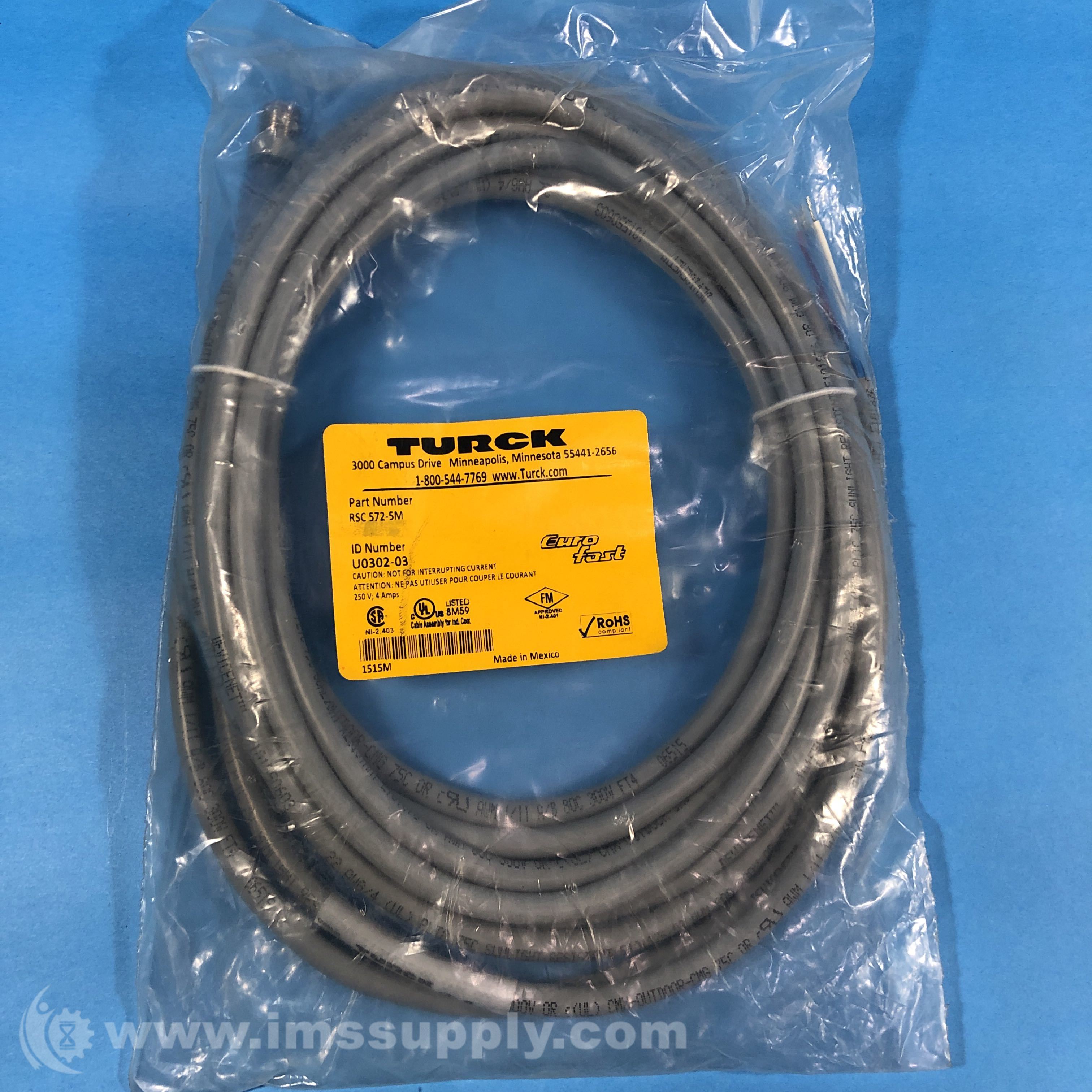 Turck RSC 572-5M Cordset - IMS Supply