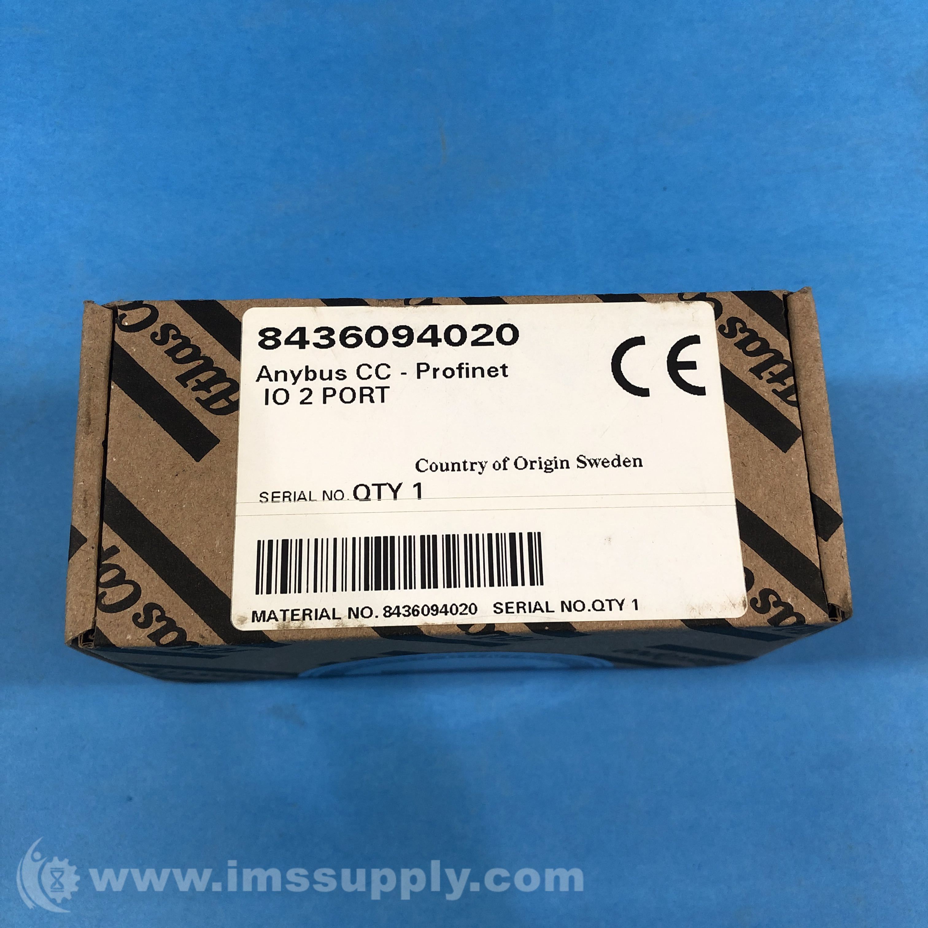 Atlas Copco 8436094020 Anybus DC Profinet IO 2 Port - IMS Supply