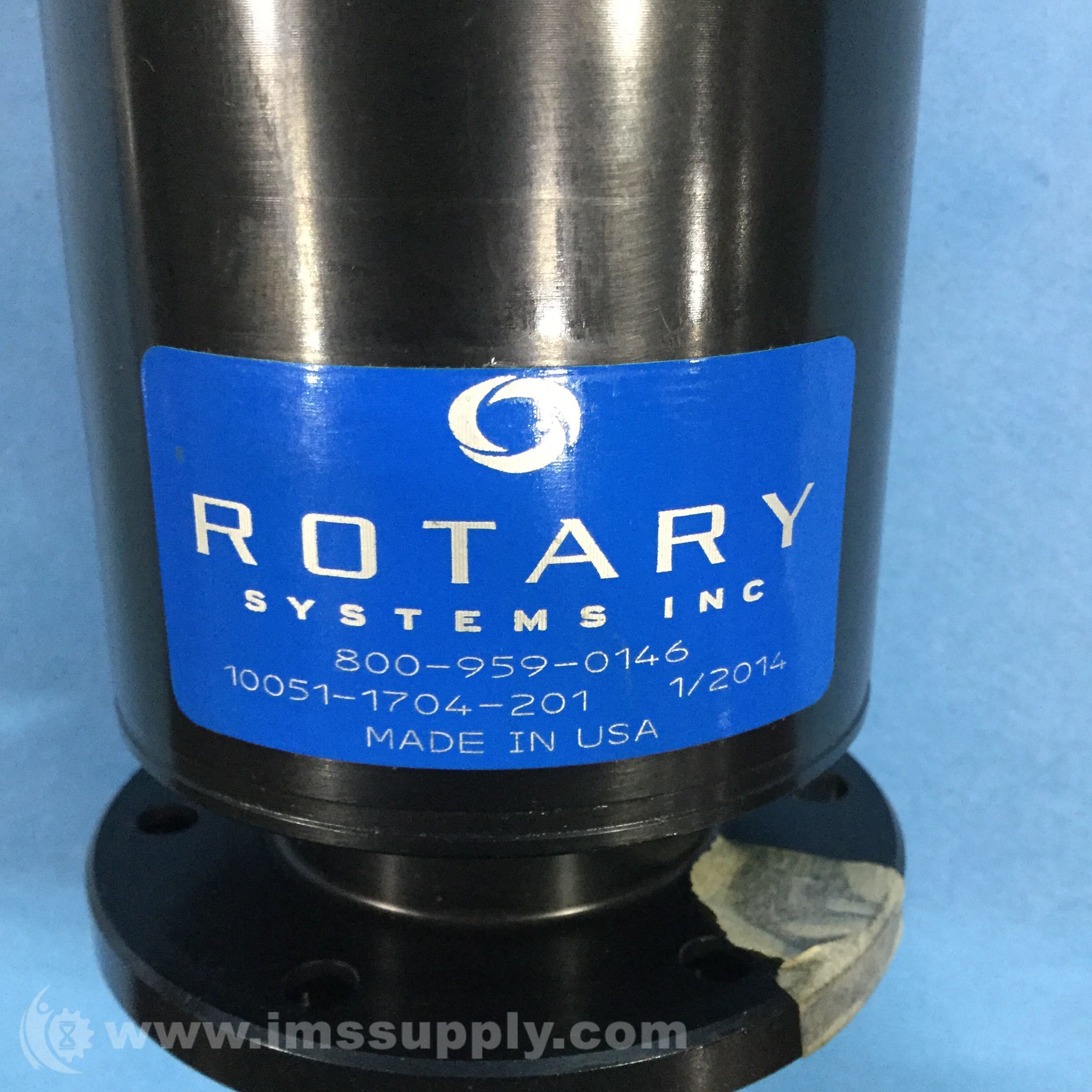 Rotary Systems Inc 10051-1704-201 Flange Mount Rotary Union - IMS Supply