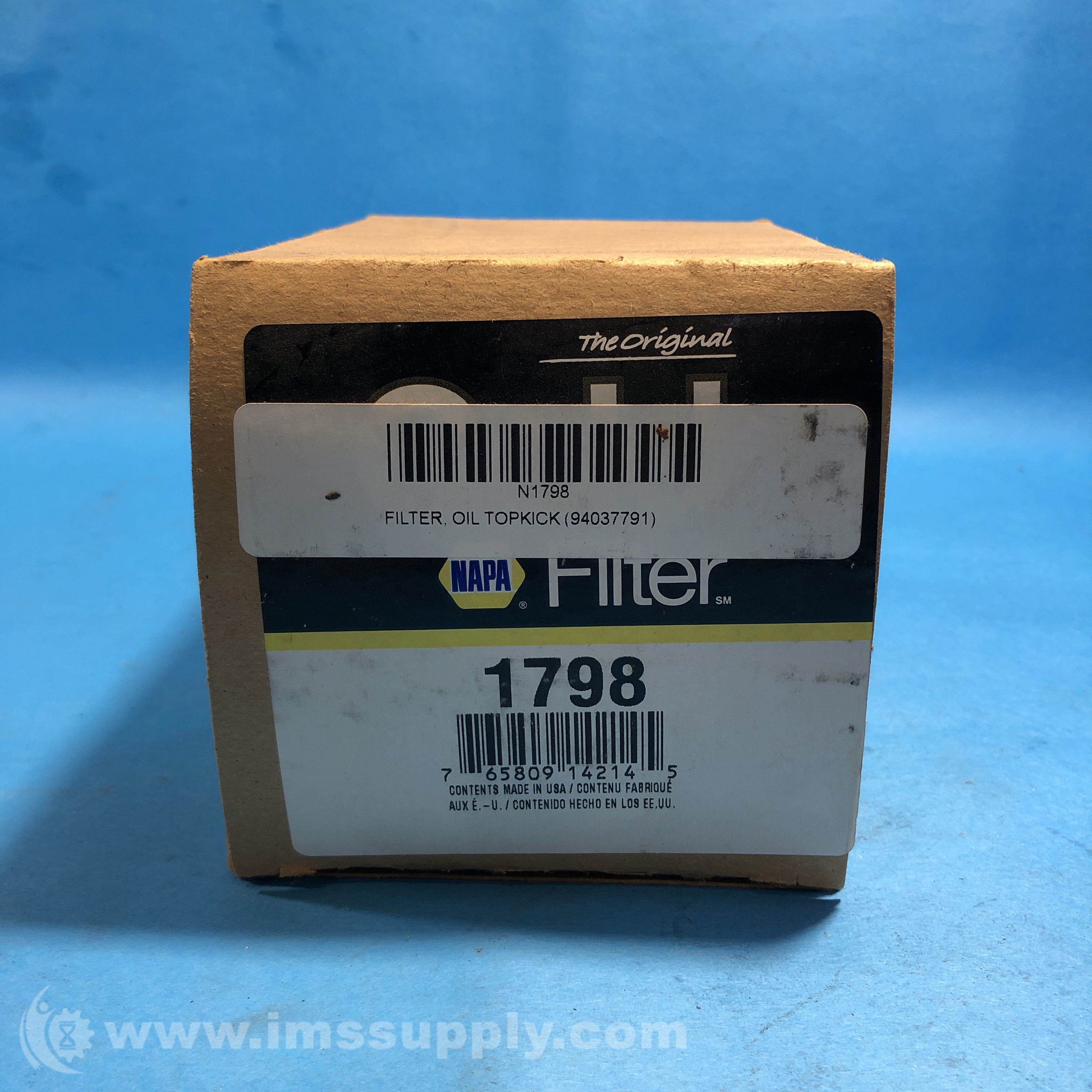 Napa 1798 Oil Filter - IMS Supply
