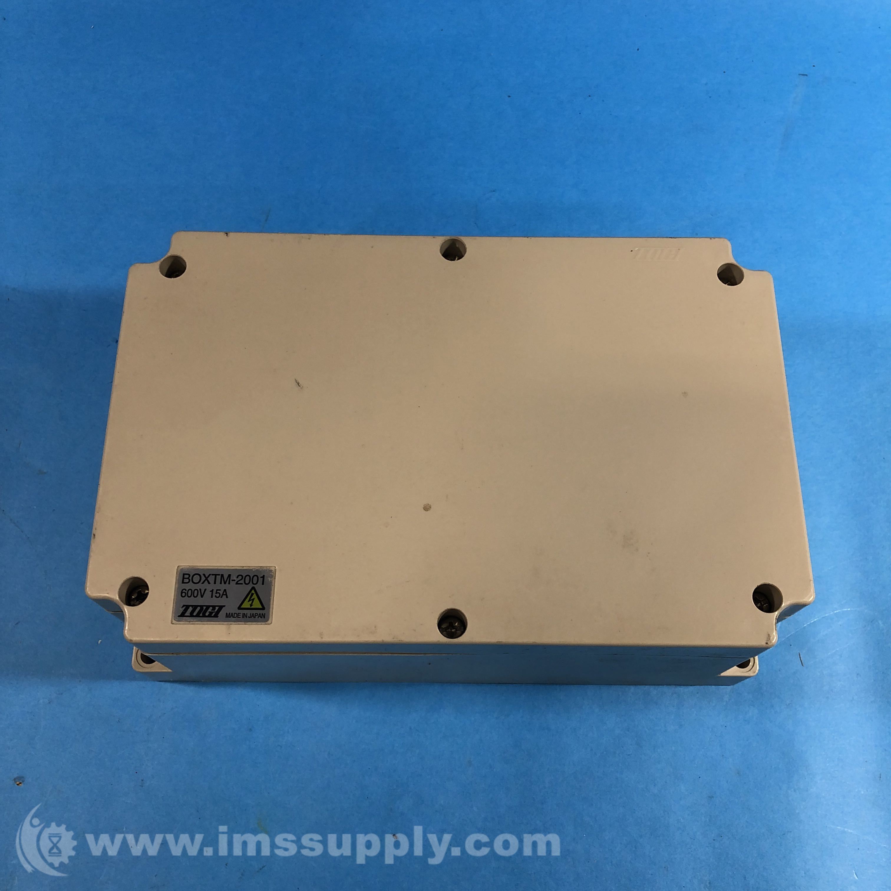 Togi BOXTM-2001 20 Terminal Junction Box, No Holes, PBT Material - IMS ...