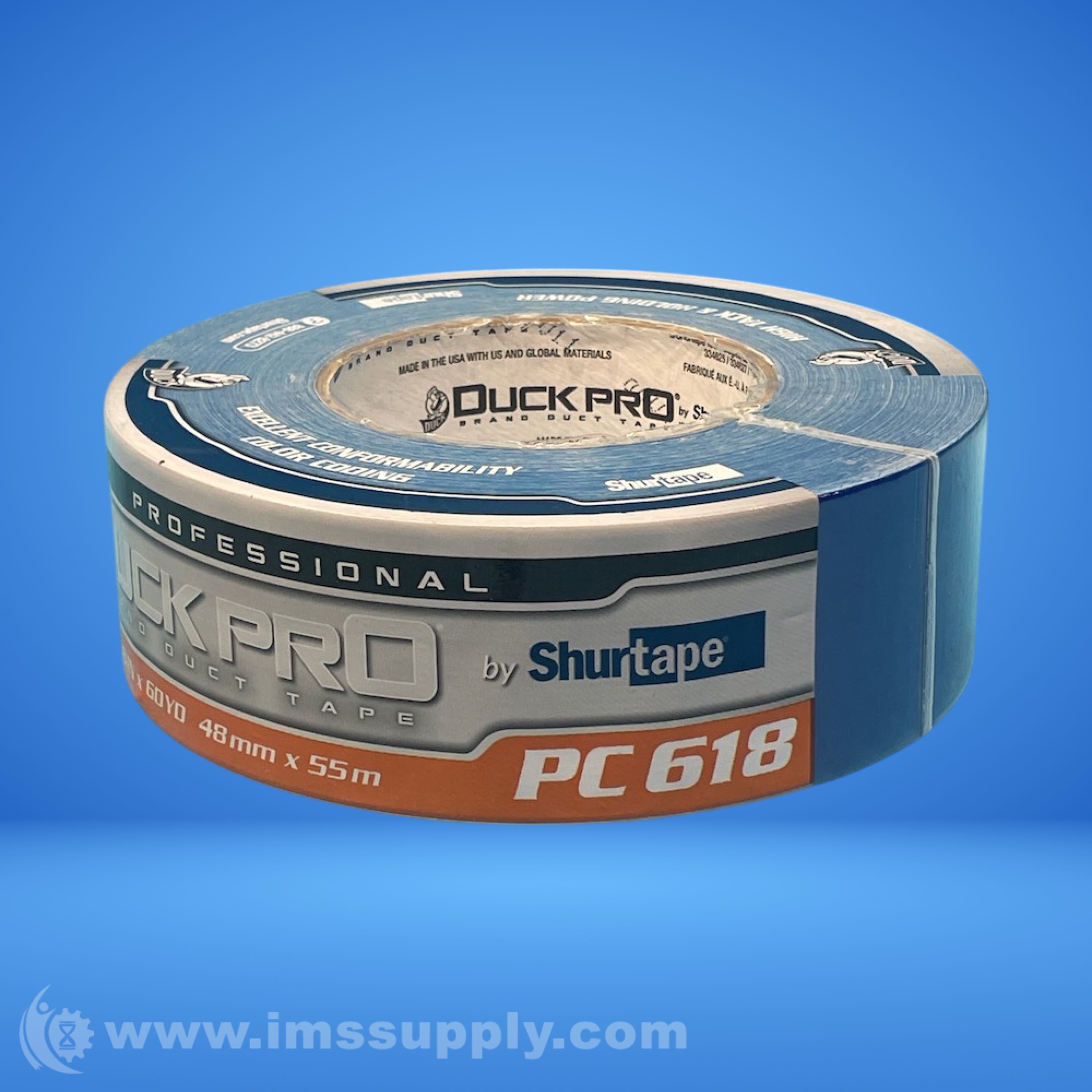 Shurtape PC-618 Blue Duct Tape - IMS Supply