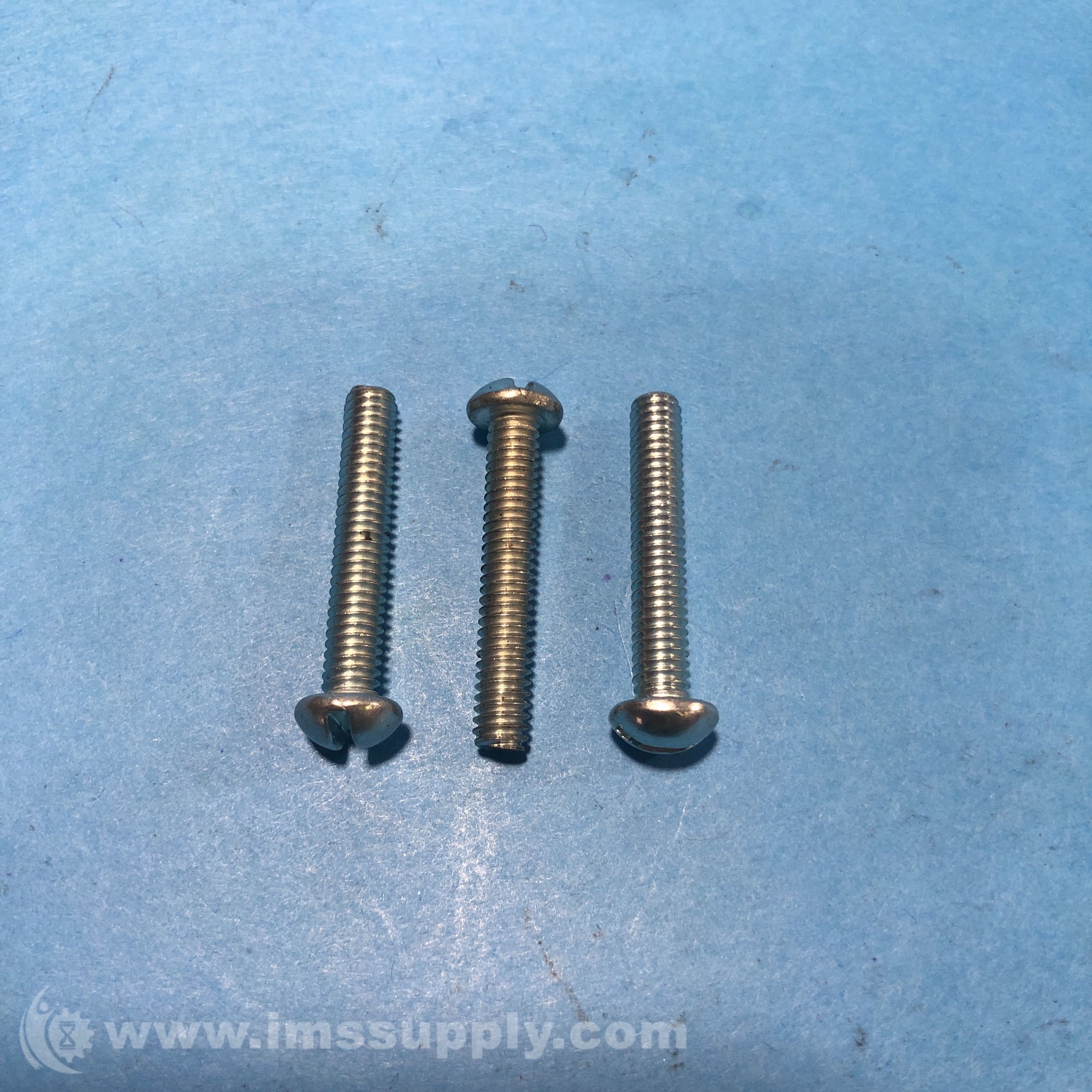 Set of 3 Round Head Slotted Screws - IMS Supply