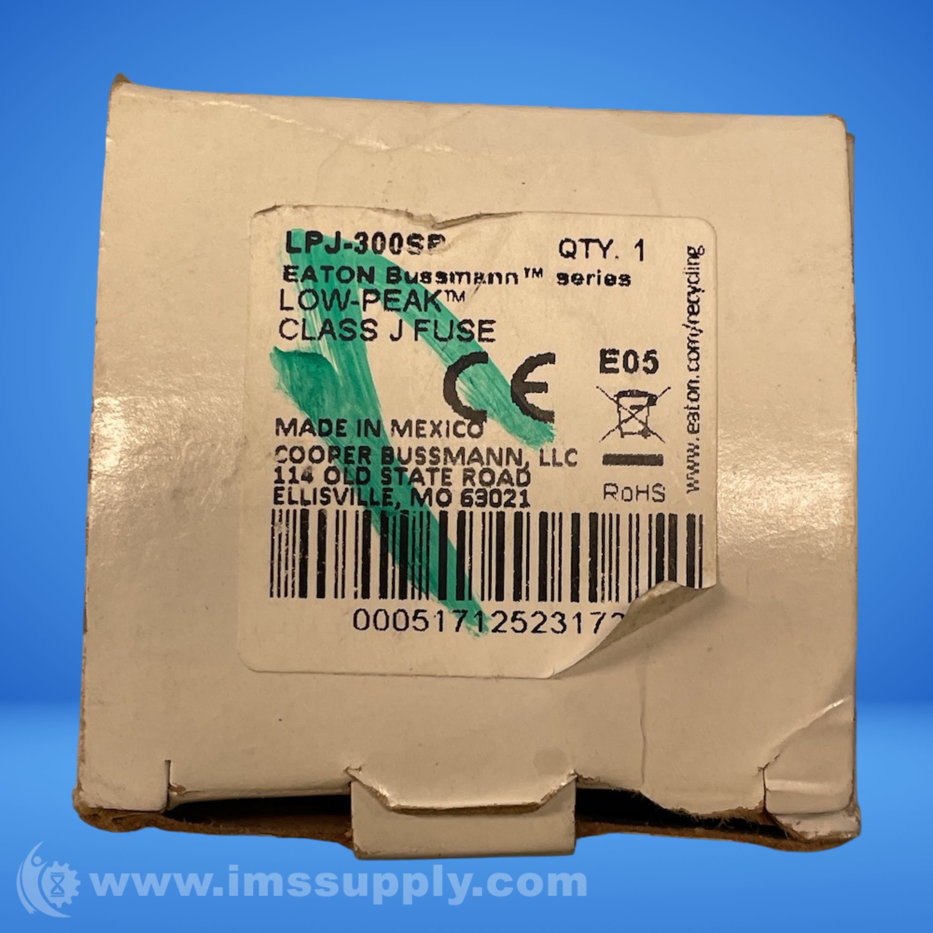 Eaton LPJ-300SP Low Peak Class J Fuse - IMS Supply