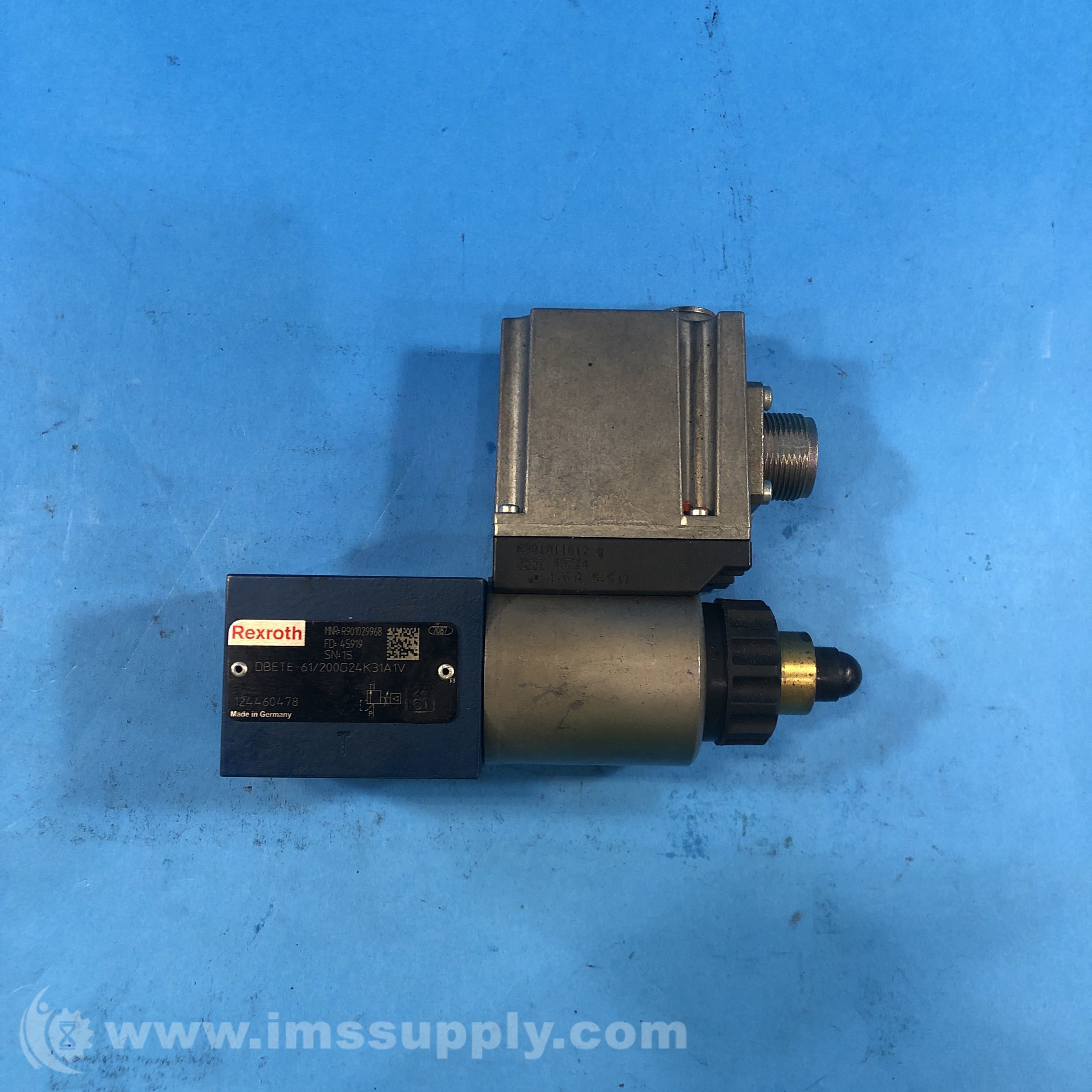 Rexroth DBETE-61/200G24K31A1V Proportional Hydraulic Valve - IMS Supply