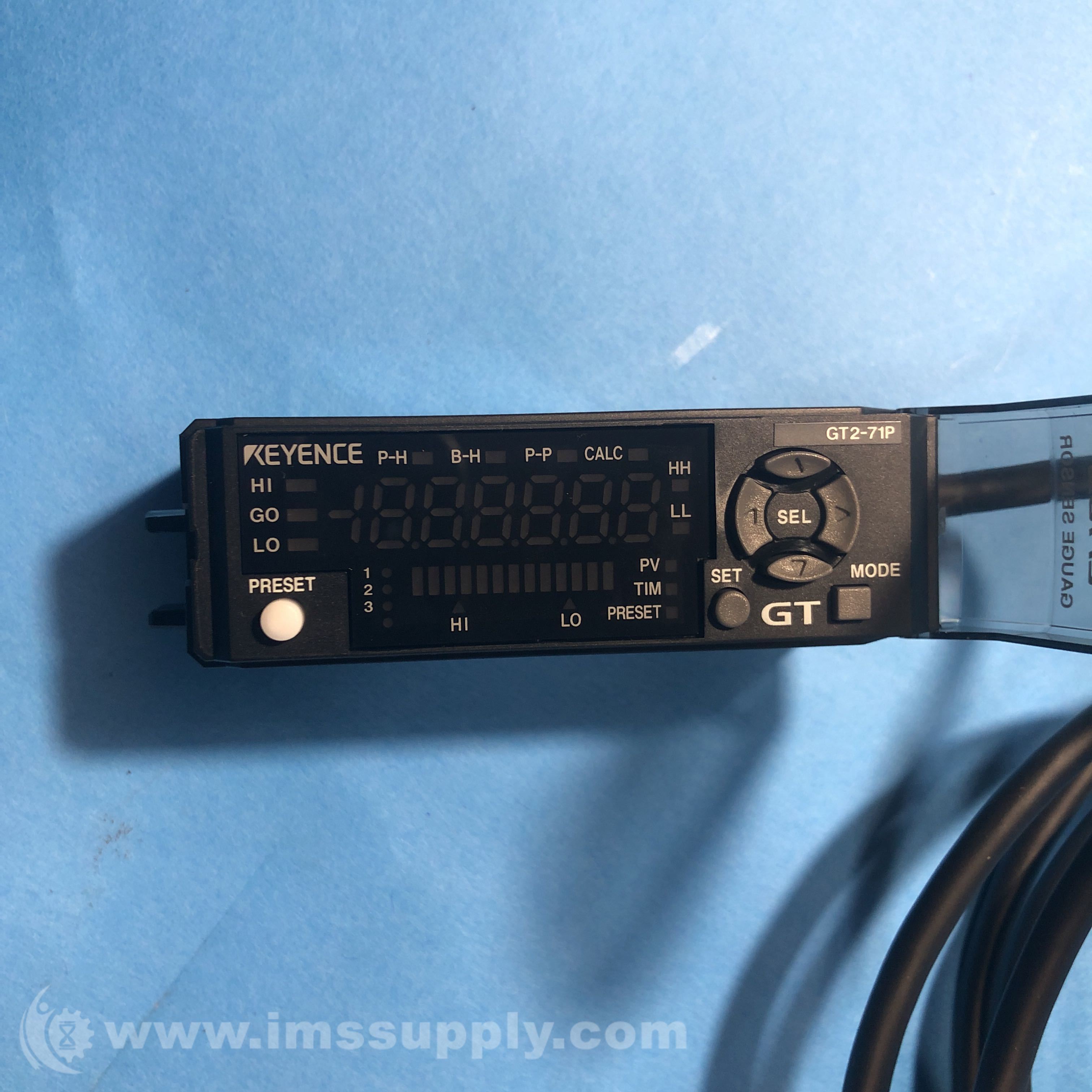 Keyence GT2-71P Sensor Amplifier PNP DIN-Rail Mount 10-30VDC - IMS Supply