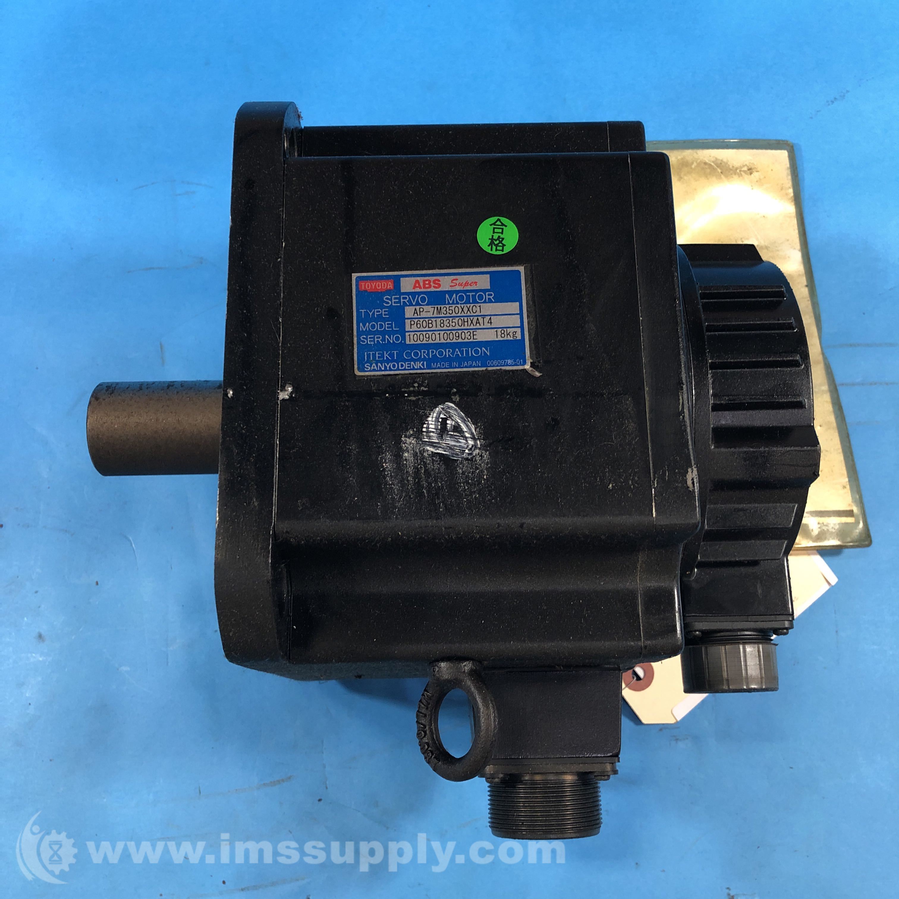 Sanyo Denki P60B1835OHXAT4 ABS Super Servo Motor - IMS Supply