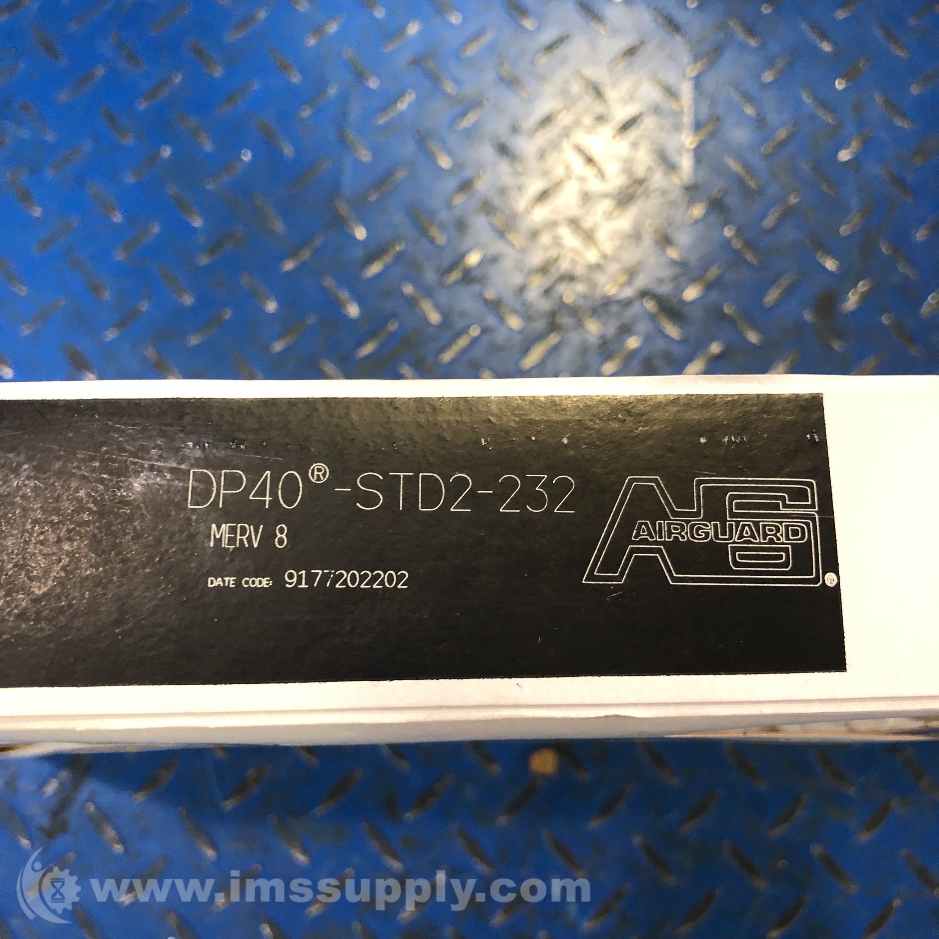 AIRGUARD DP40-STD2-232 Pleated Filter 20 x 30 x 2 - IMS Supply