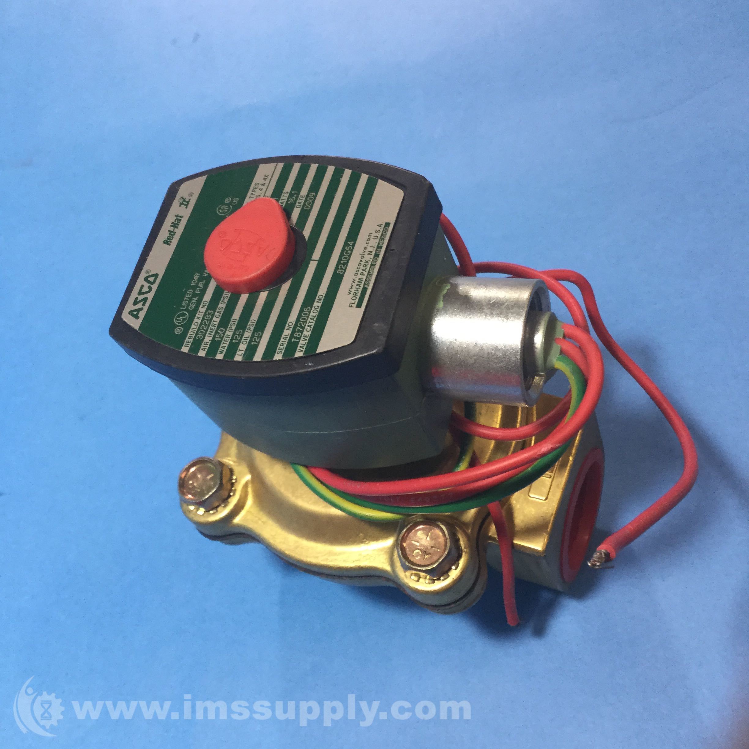 120/60AC 2-Way Brass 1 In Solenoid Valve - IMS Supply
