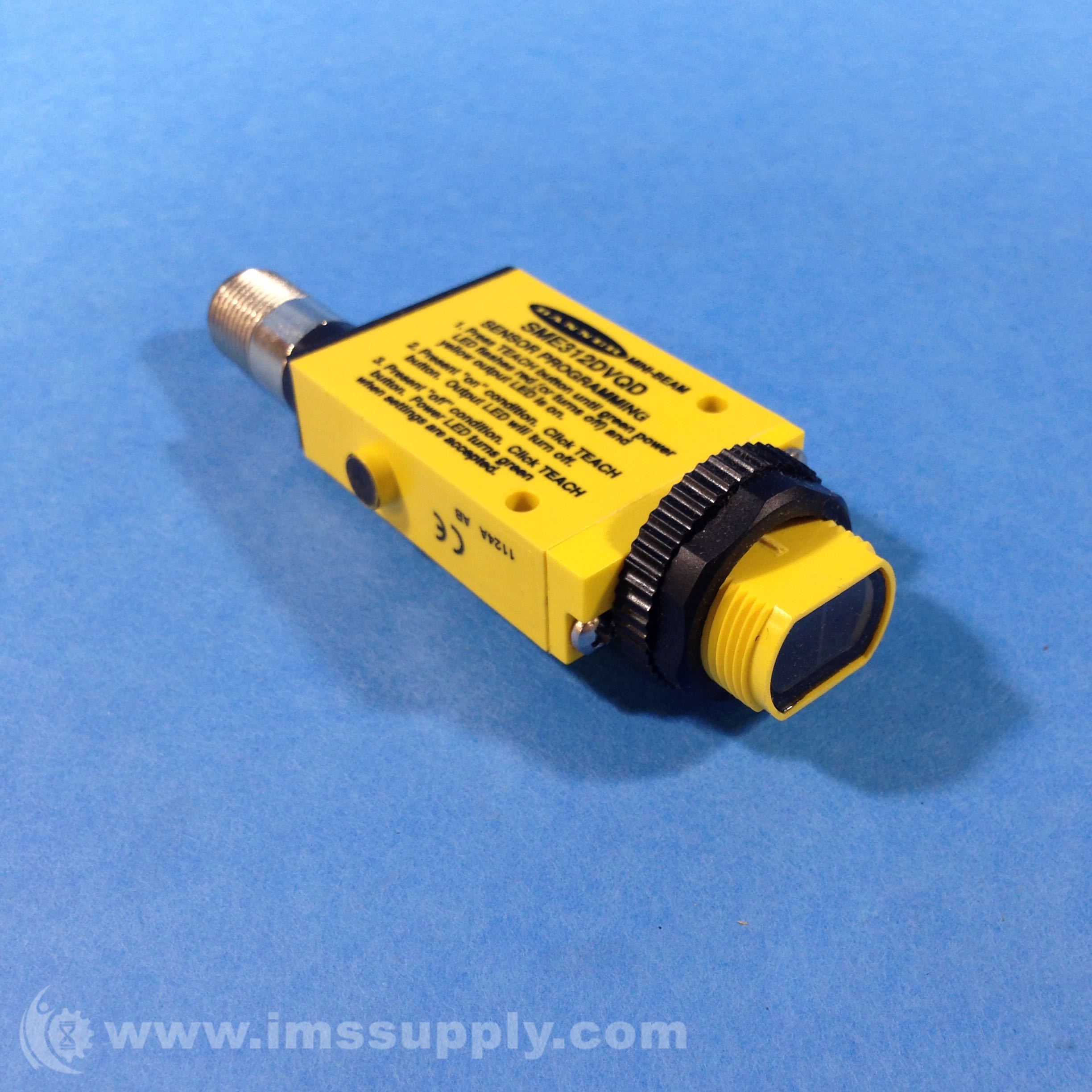 Banner SME312DVQD Mini Beam Photoelectric Sensor 1100mm Range - IMS Supply