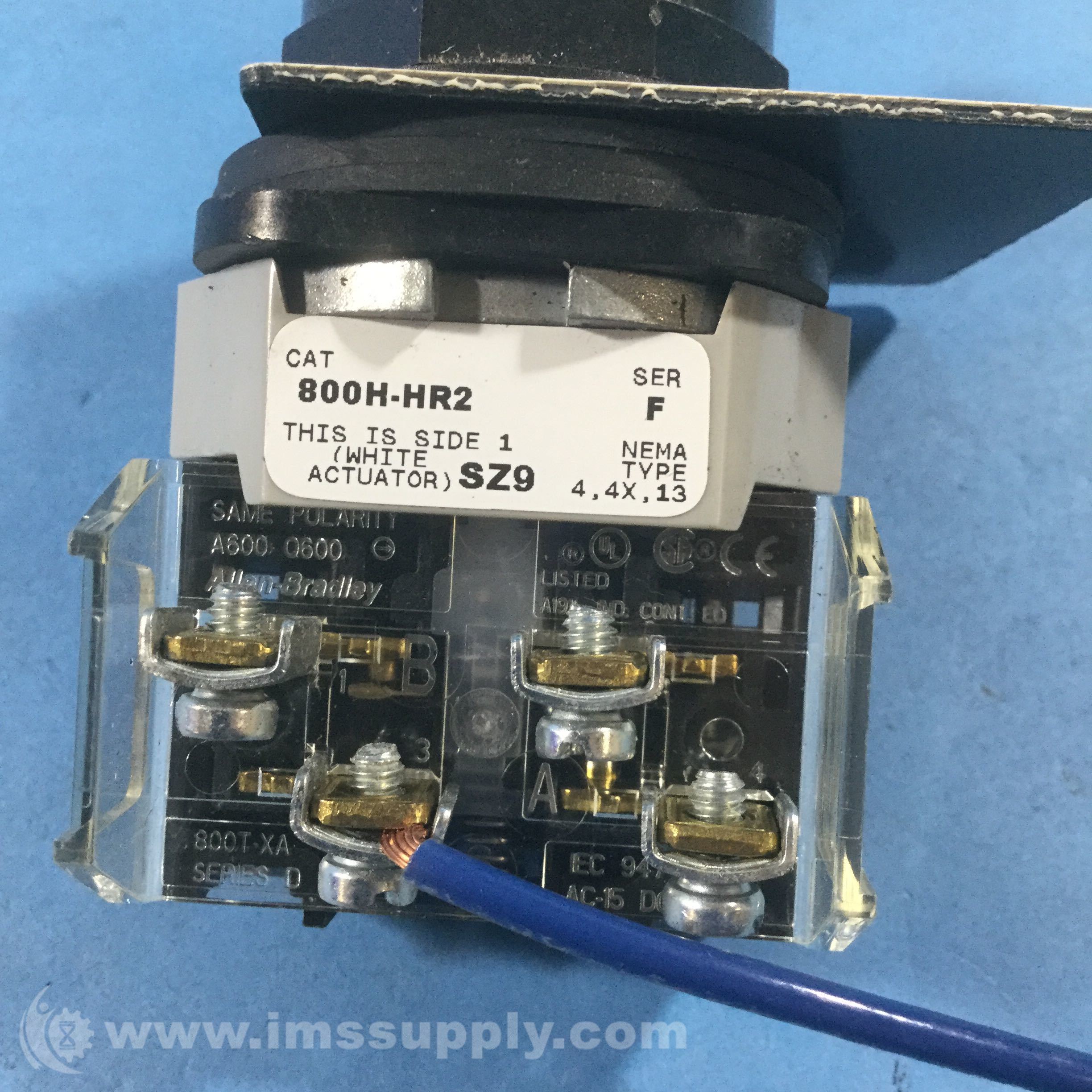 Allen Bradley 800H-HR2 30MM 2P Selector Switch - IMS Supply