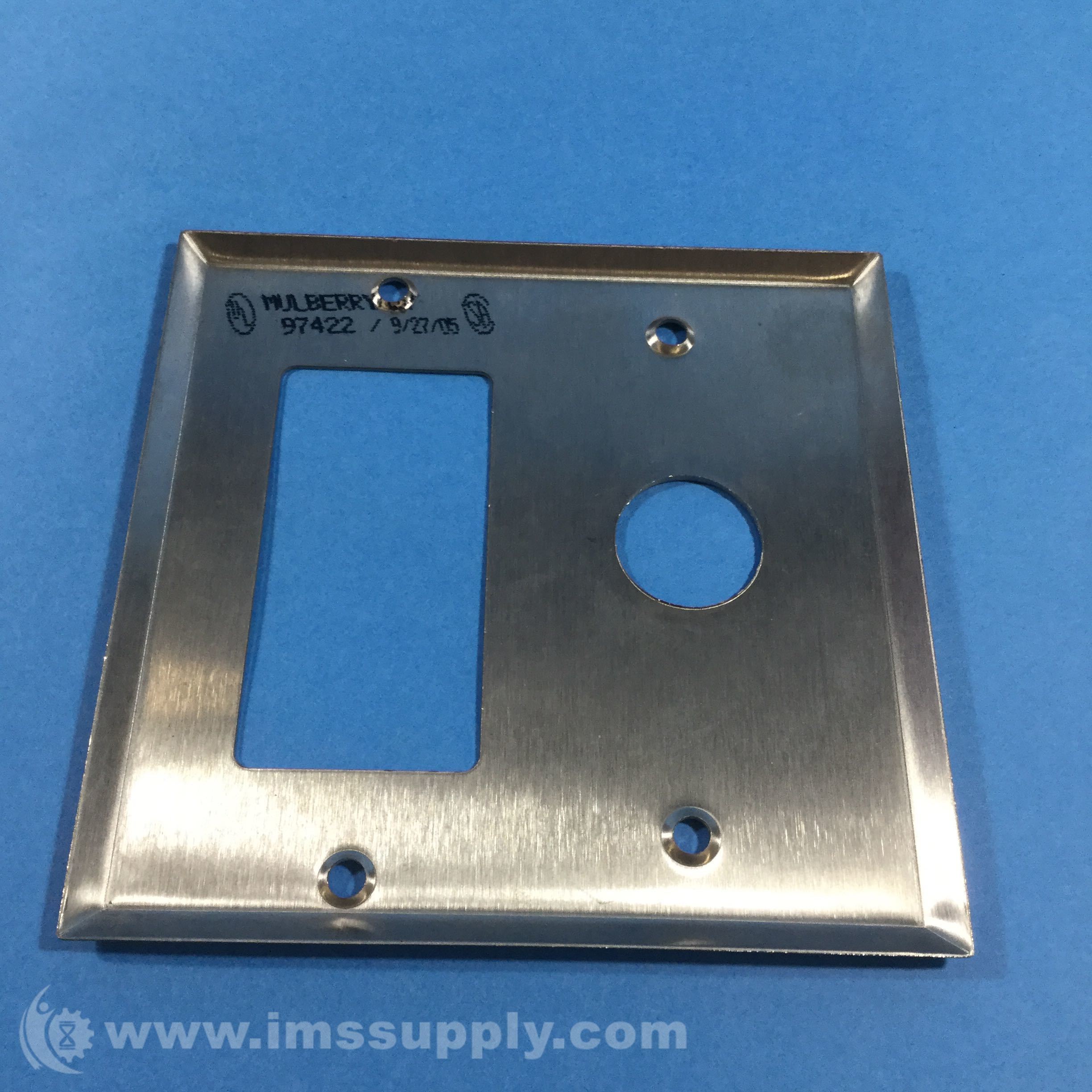 Mulberry 97422 2-Gang Standard-Size Combination Wallplate Box - IMS Supply