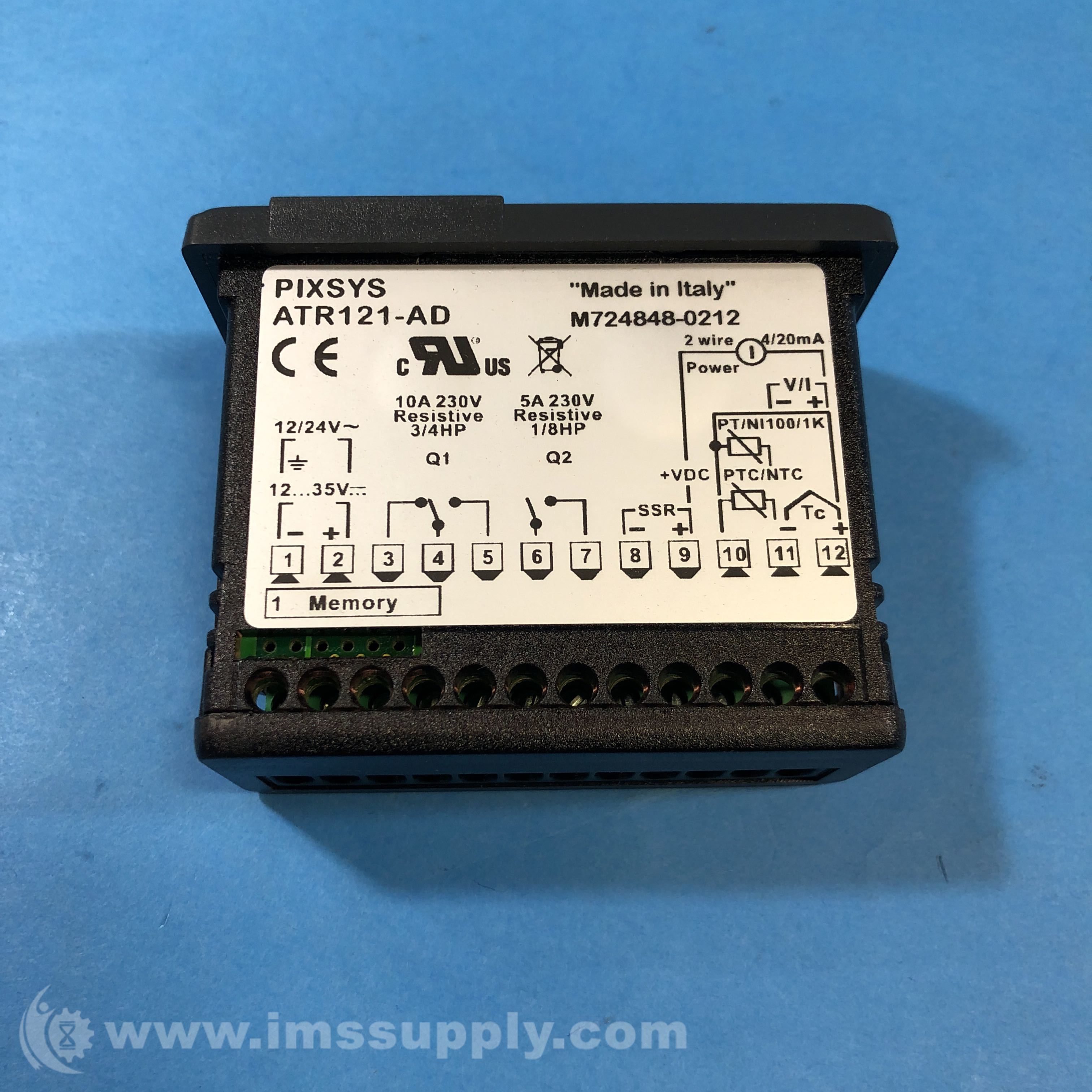 Pixsys ATR121-AD Temperature Controller - IMS Supply