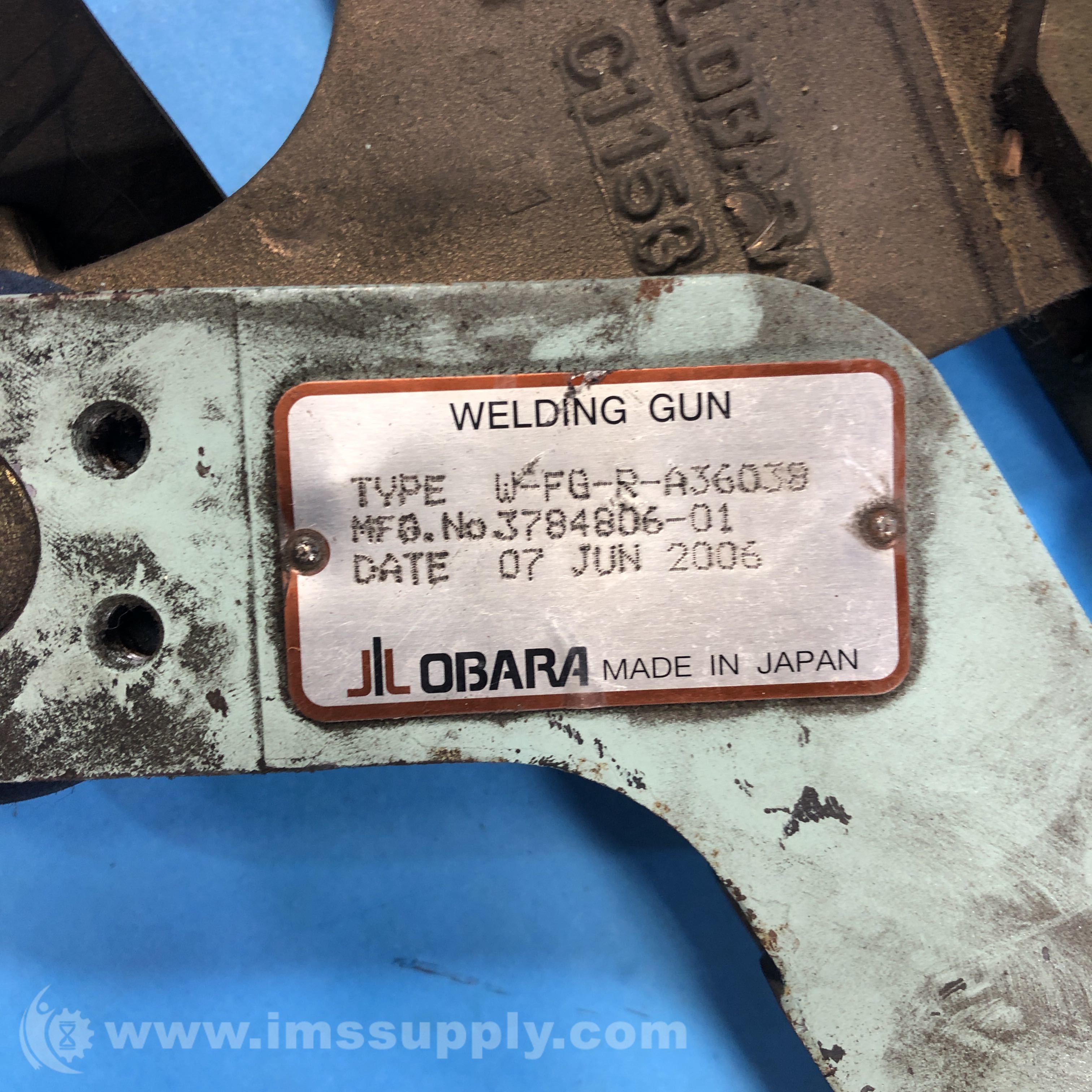 Obara W-FG-R-A36038 Welding Gun - IMS Supply