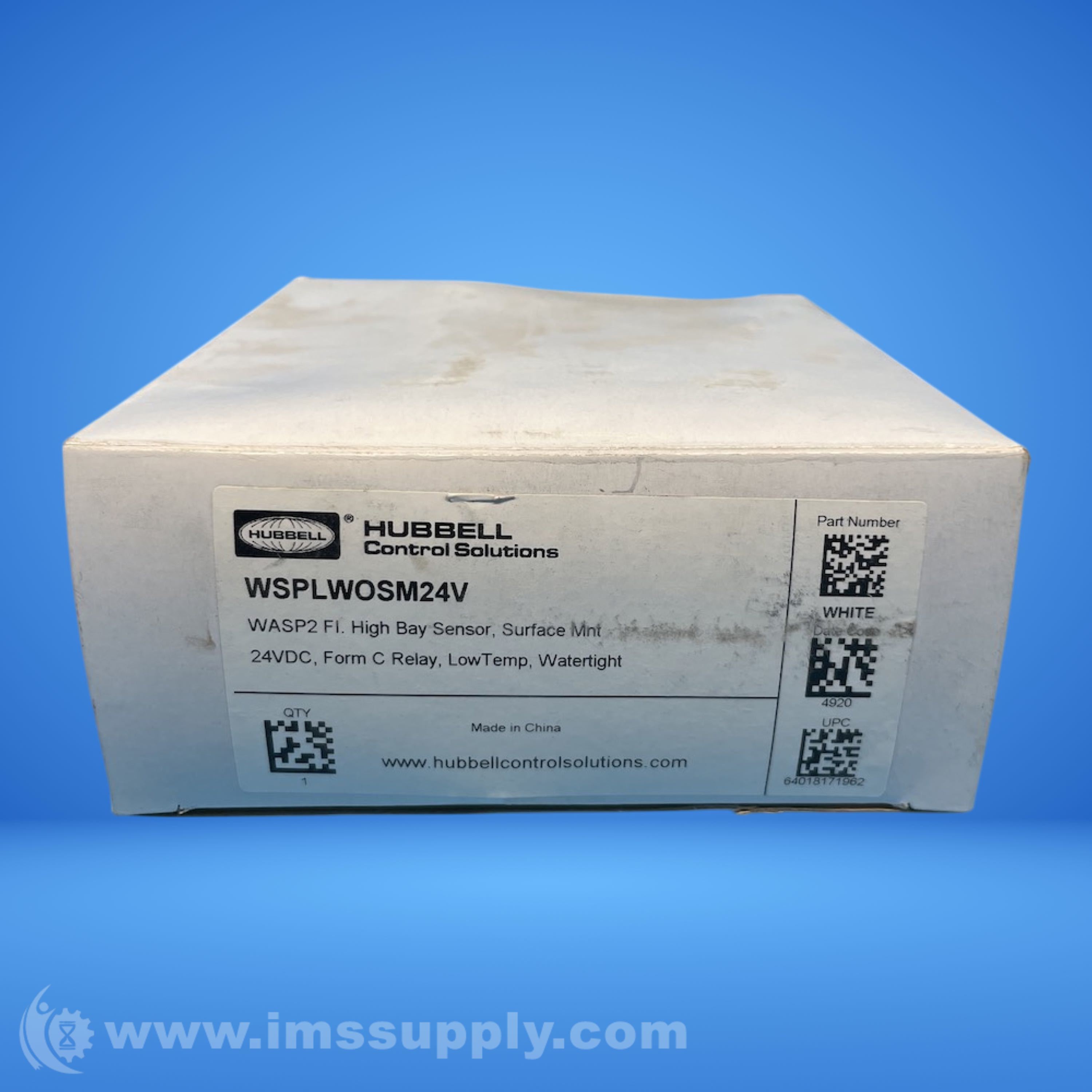 Hubbell WSPLWOSM24V Occupancy Sensor - IMS Supply