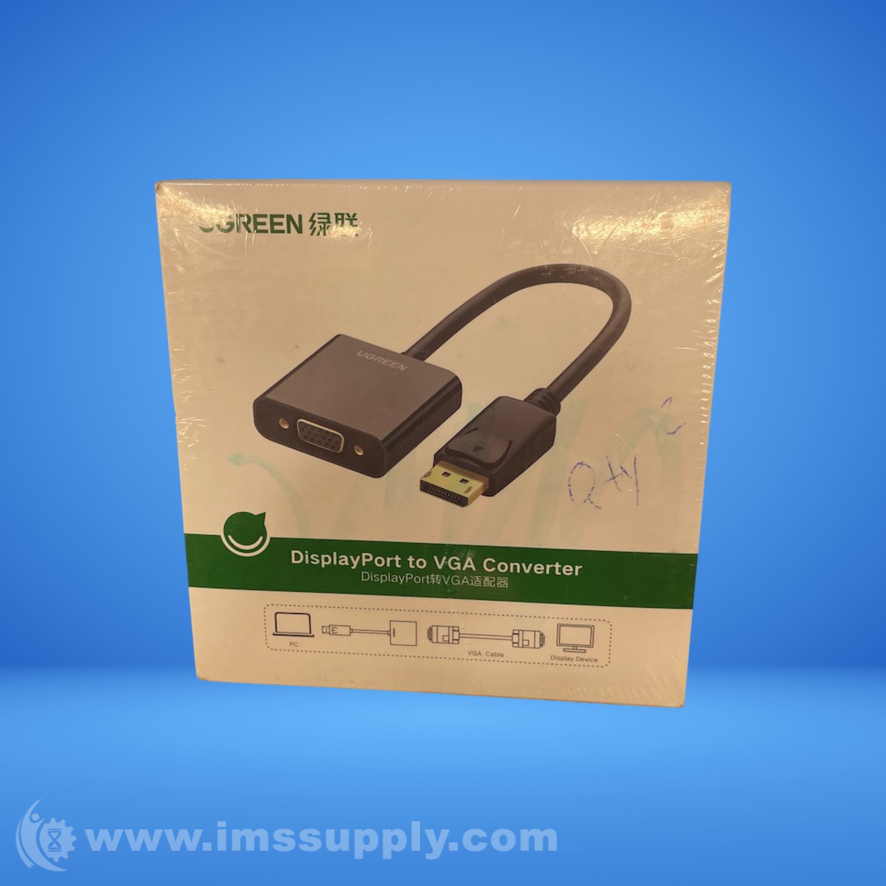 UGREEN DP109 DP Male to VG Connector - IMS Supply