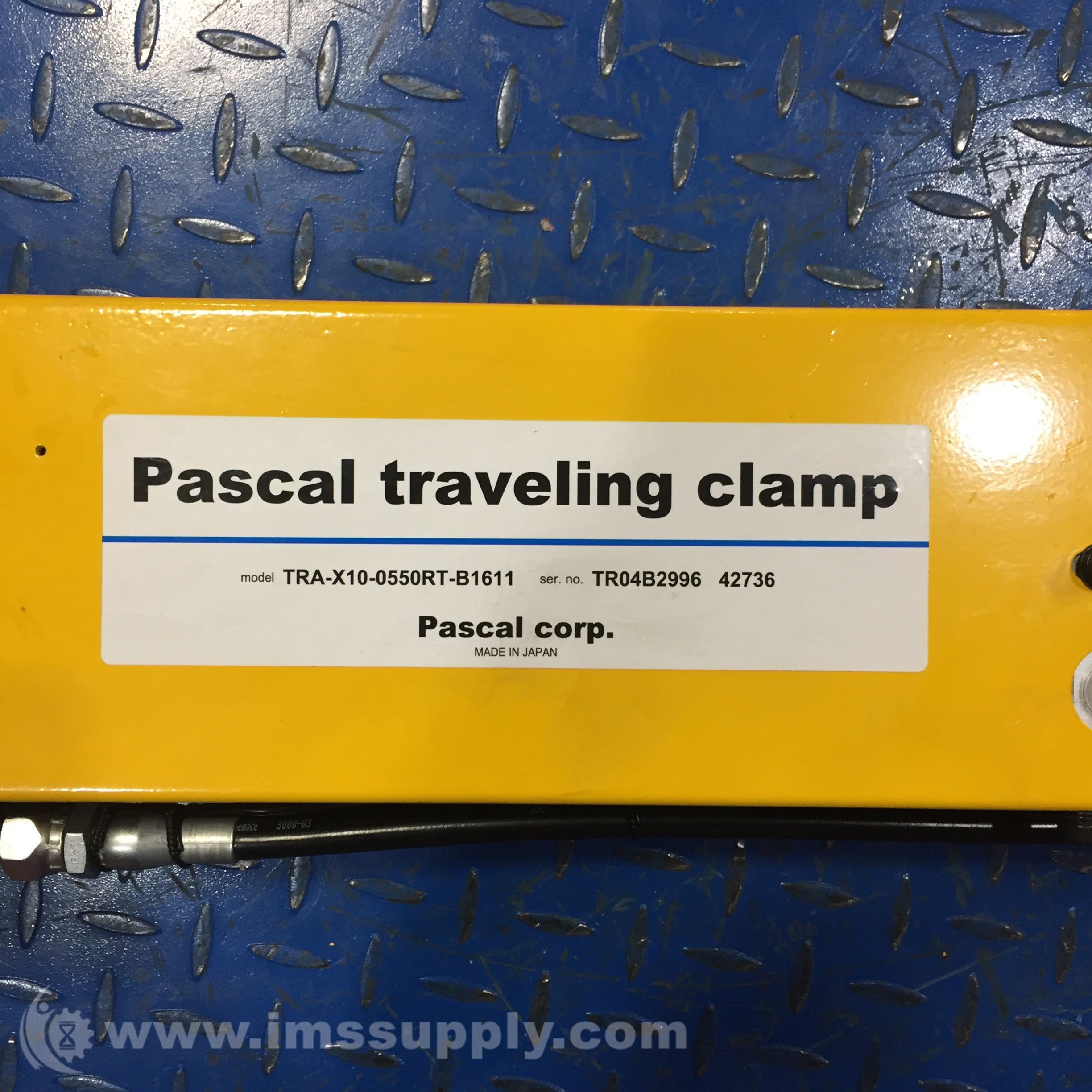 Pascal TRA-X10-0550RT-B1611 Traveling Clamp - IMS Supply