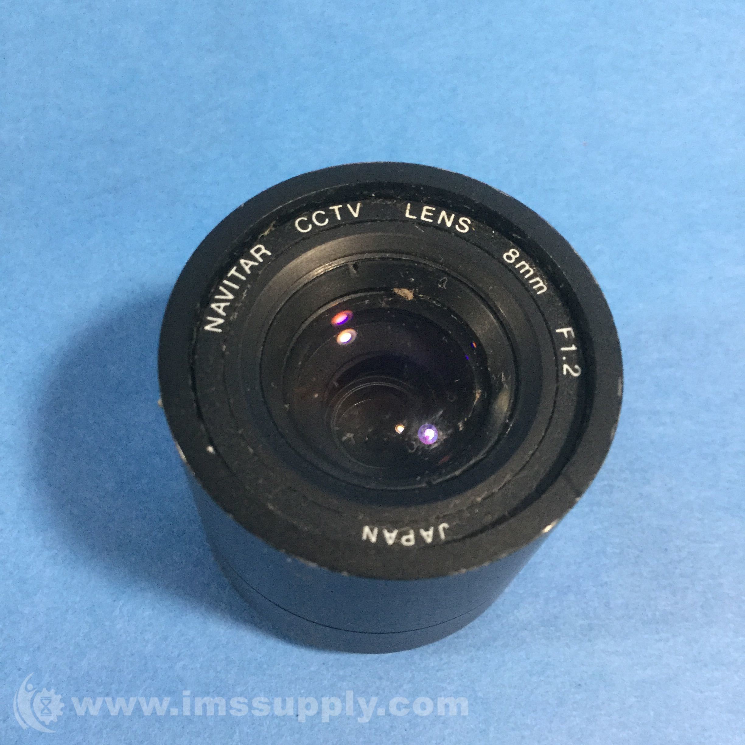 Navitar 8MM F1.2 CCTV Lens, 1/3 Inch, CS-Mount Format - IMS Supply