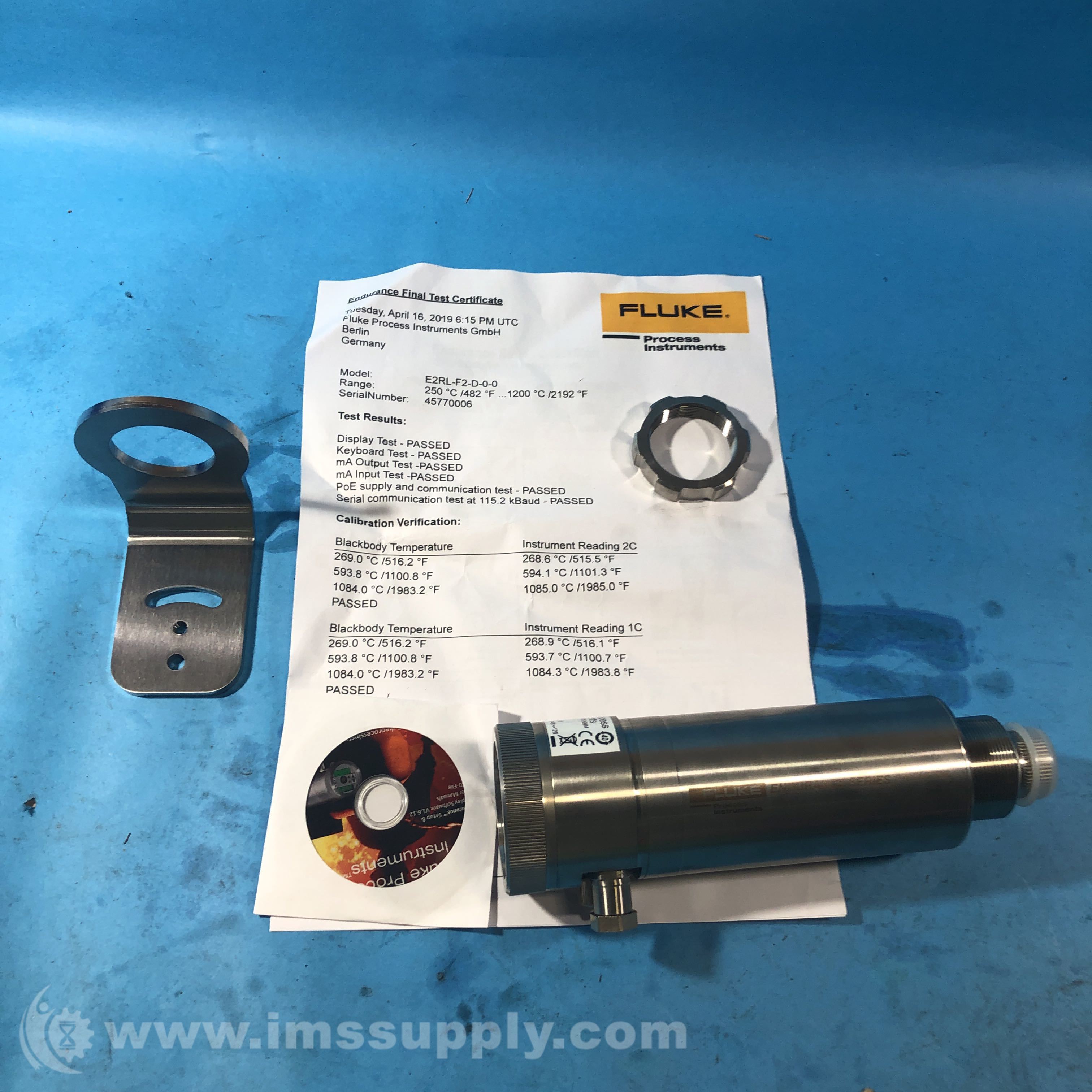 Fluke E2RL-F2-D-0-0 High Temperature Infrared Pyrometer - IMS Supply