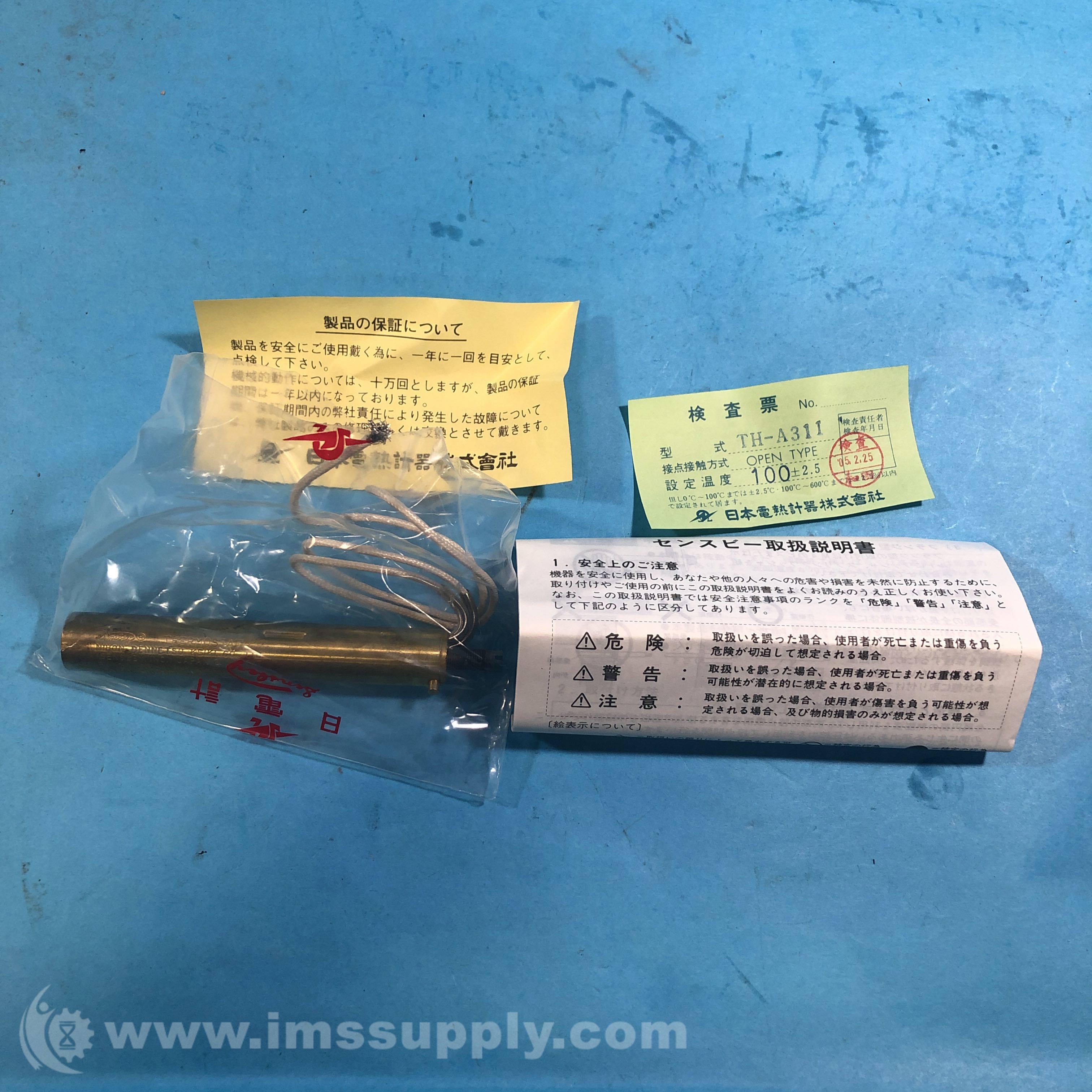 Nihon Den-Netsu Leiki Co. Ltd TH-A311 Sensbey Thermostat - IMS Supply