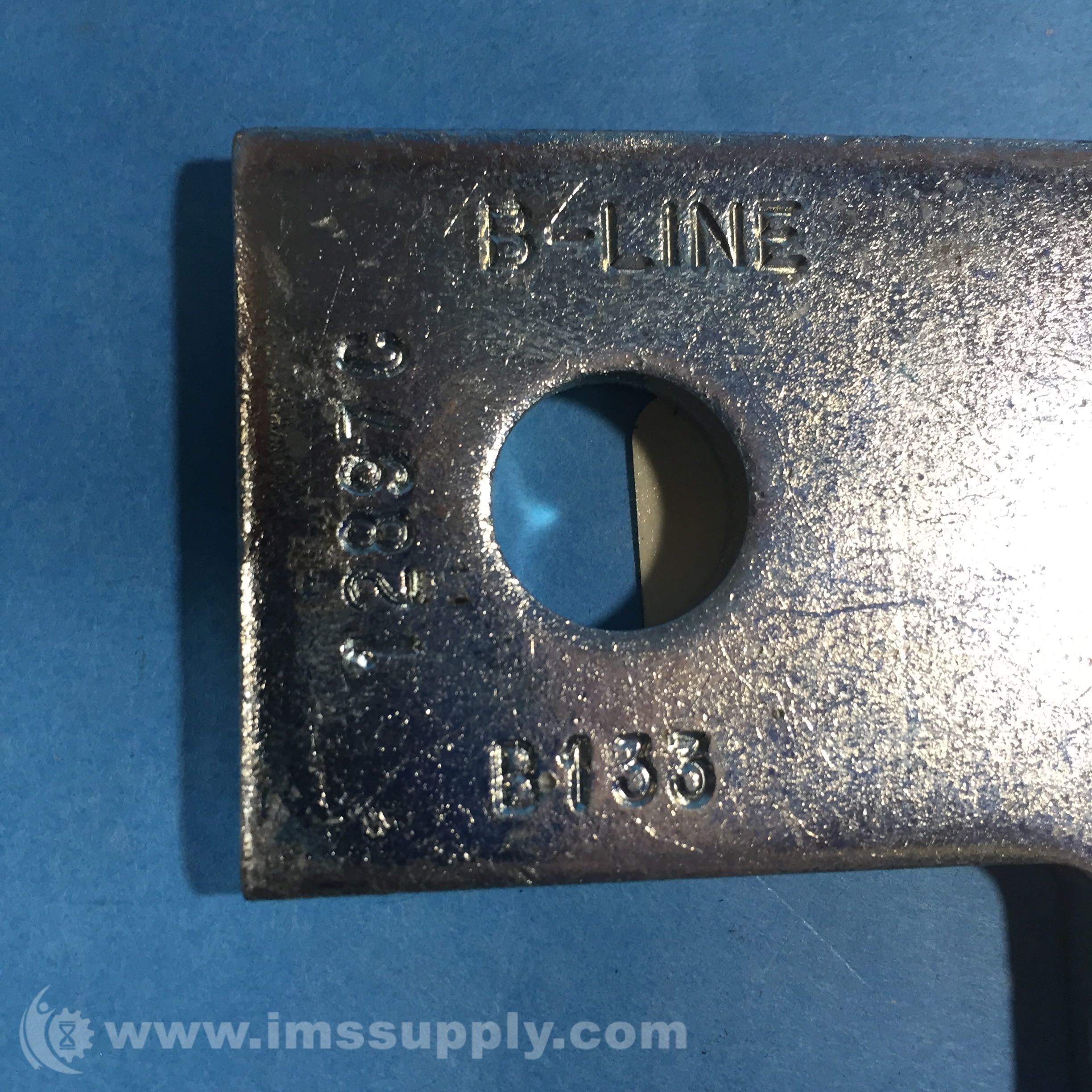 B Line B133 Four Hole Flat Tee Plate Steel - IMS Supply