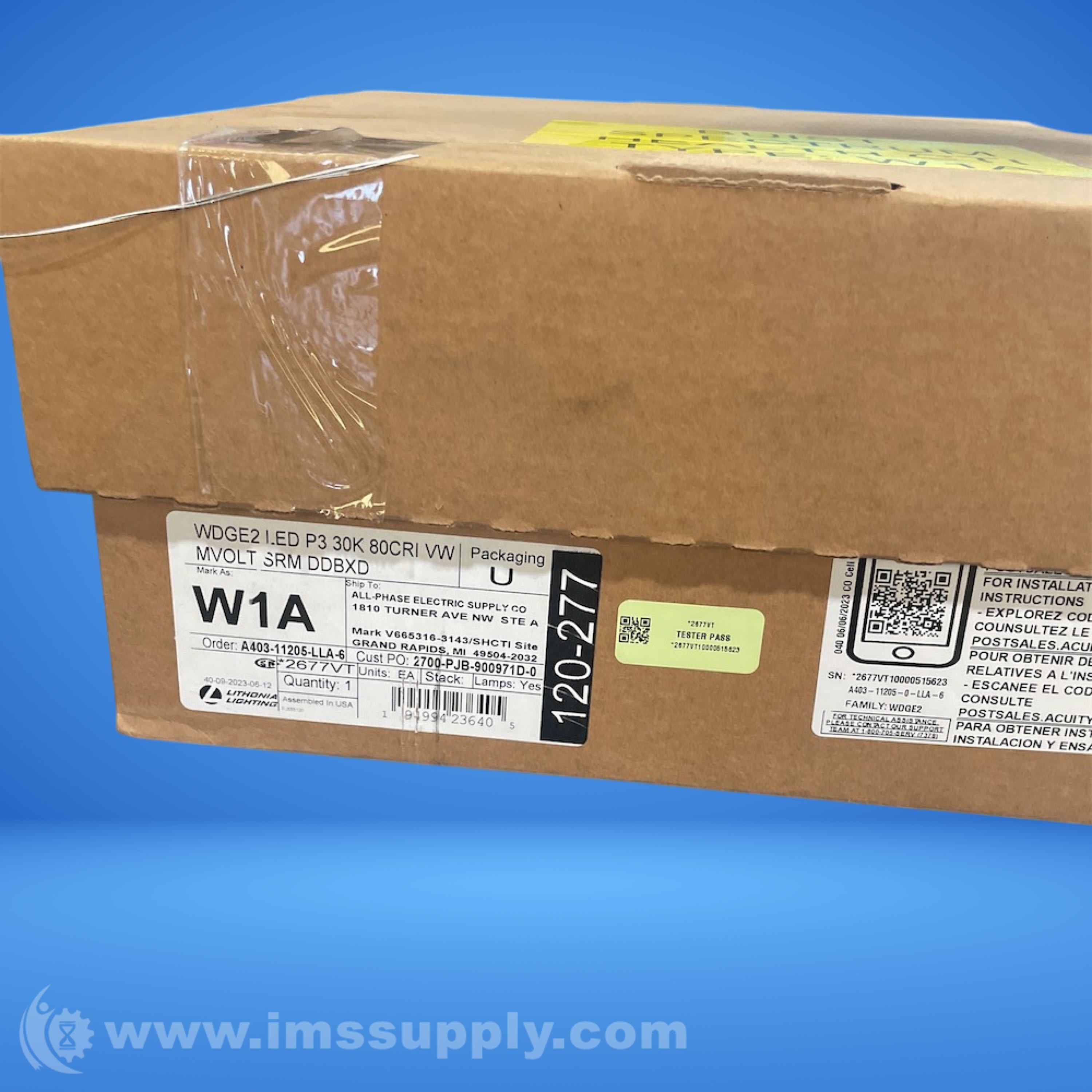 Lithonia Lighting WDGE2 LED P3 Wall Light - IMS Supply
