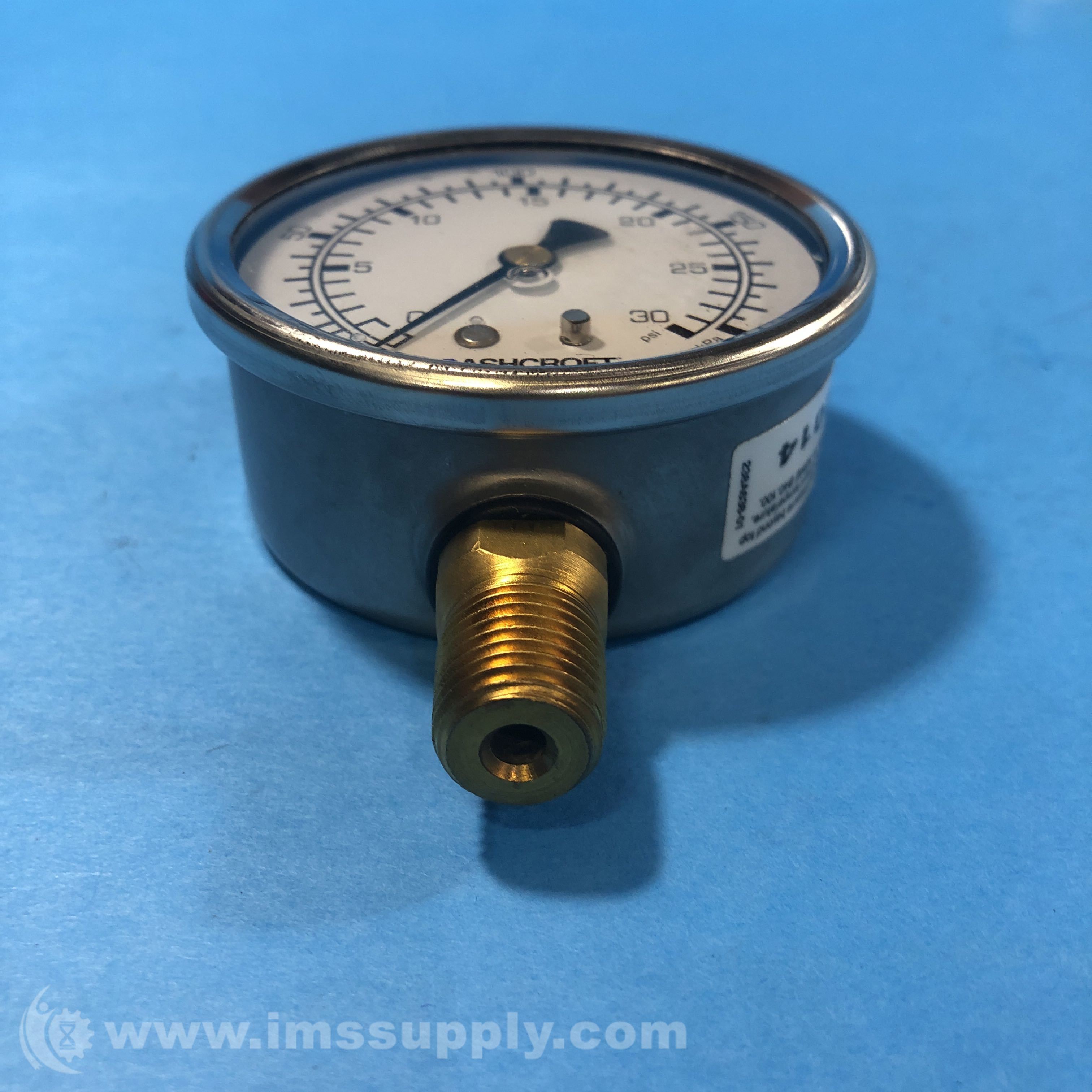 Ashcroft 1008 Pressure Gauge - IMS Supply