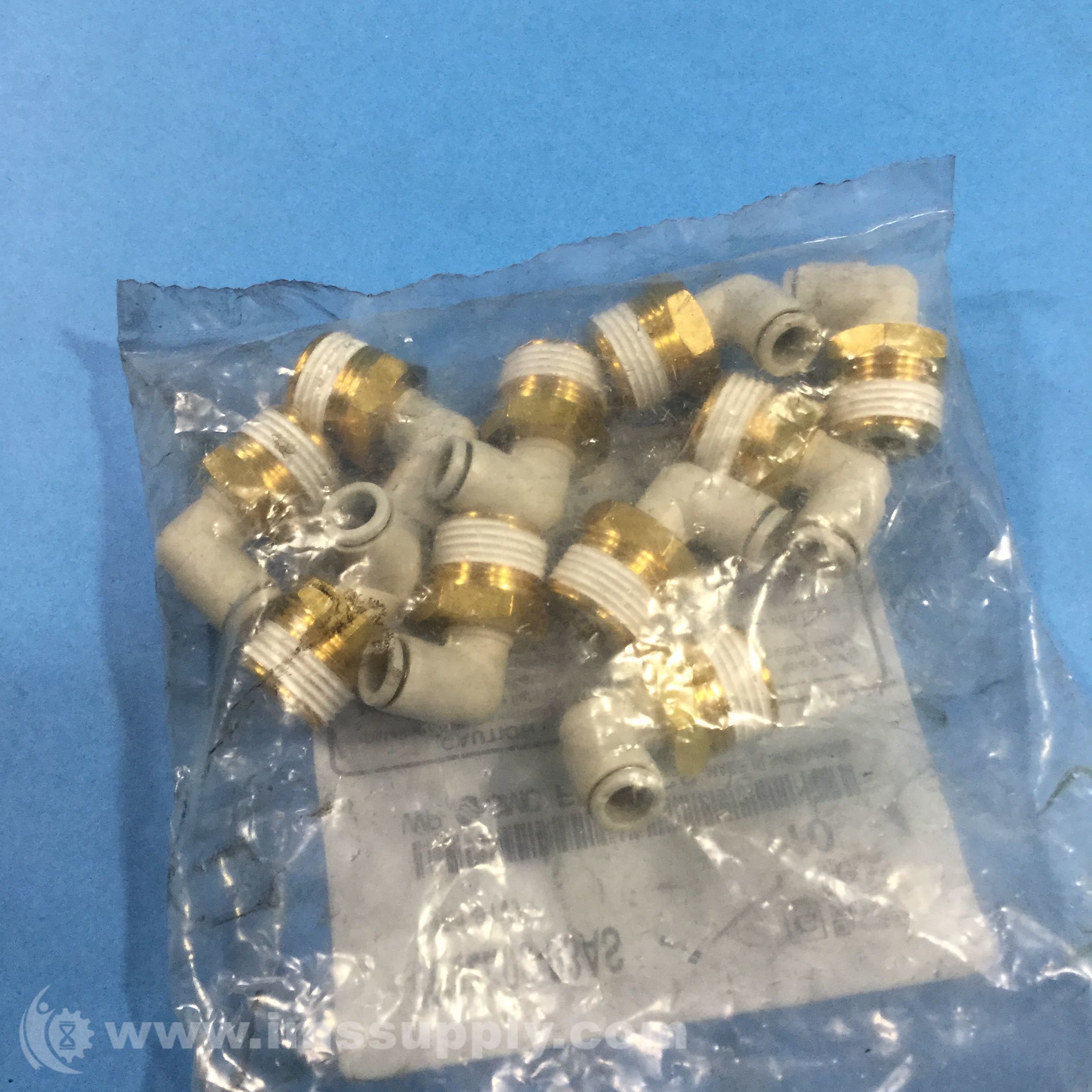 SMC KQ2L06-03AS Bag of 10 Fitting, Male Elbow, KQ2 Fitting - IMS Supply