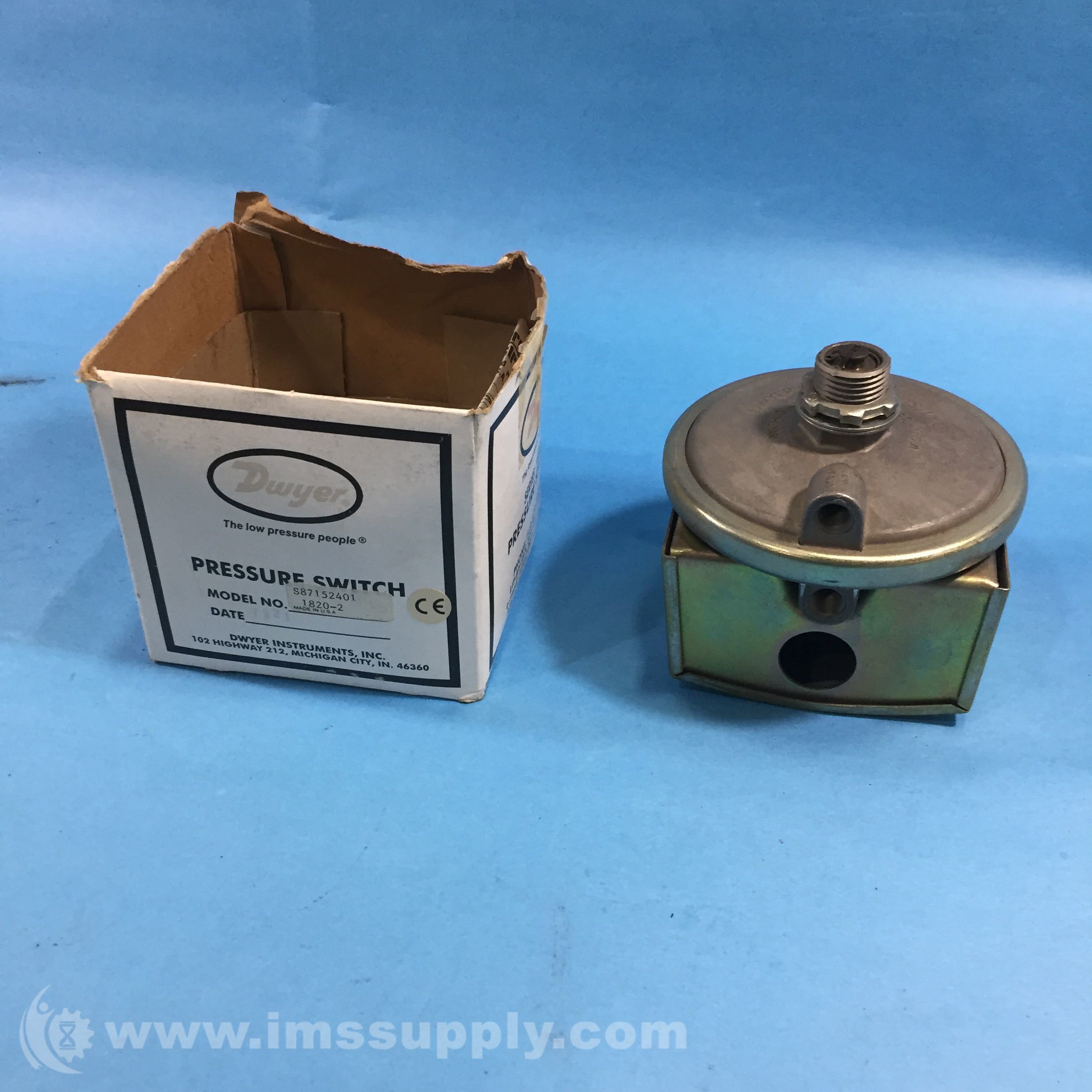 Dwyer 1820-2 Pressure Switch 0.5-20in - IMS Supply