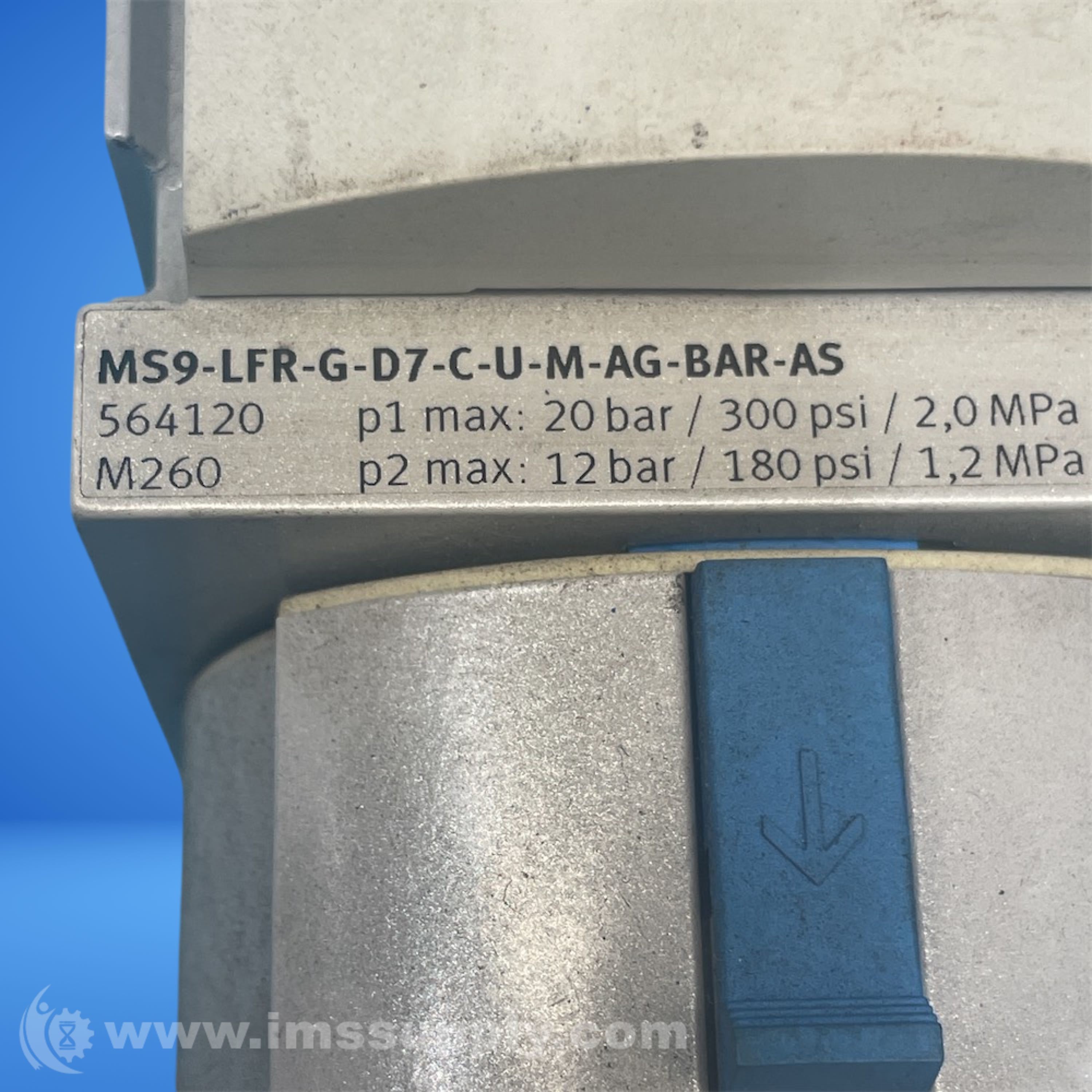 Festo MS9-LFR-G-D7-C-U-M-AG-BAR-AS Filter Regulator - IMS Supply