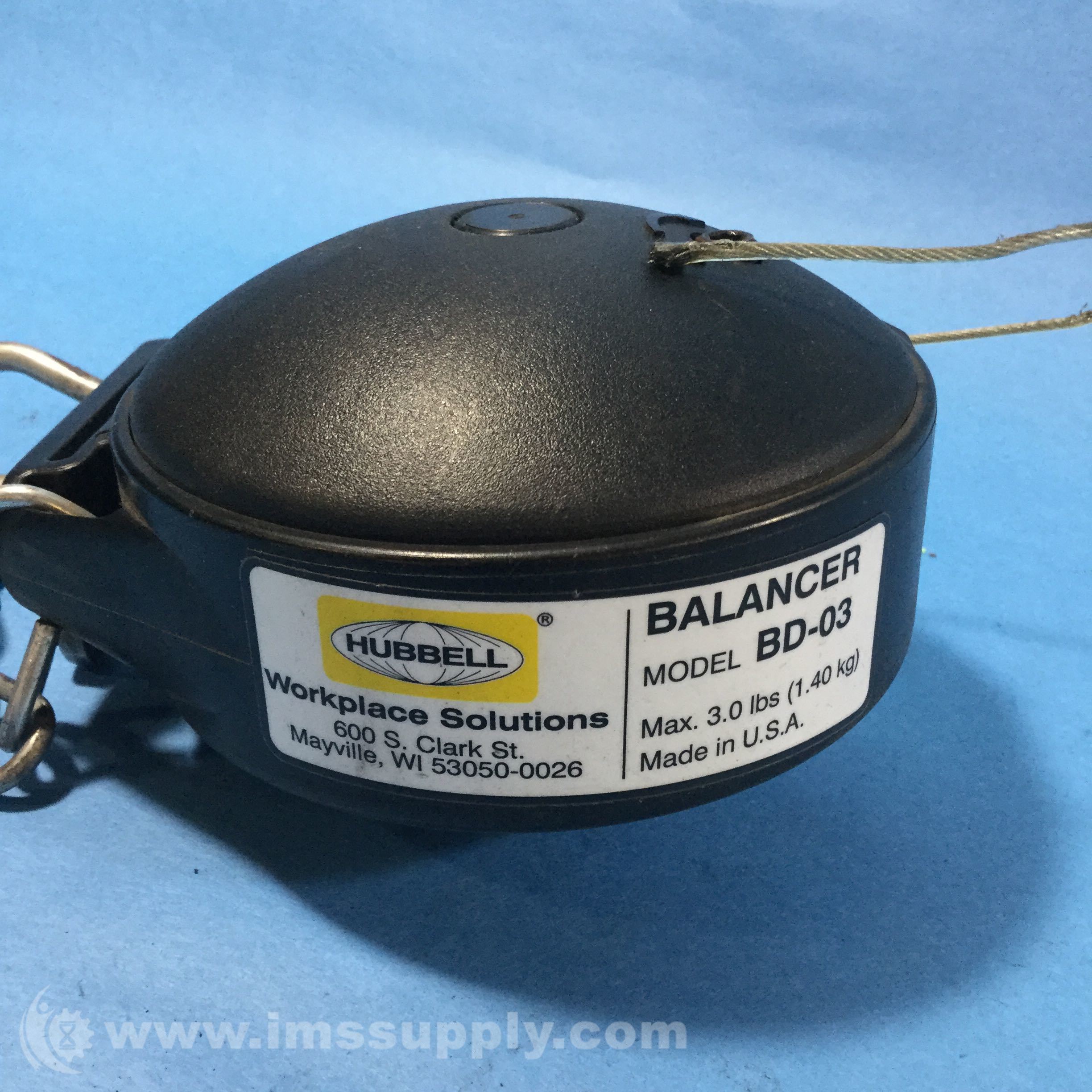 Hubbell BD-03 Balance Reel, 1.5 - 3.0 lbs. - IMS Supply