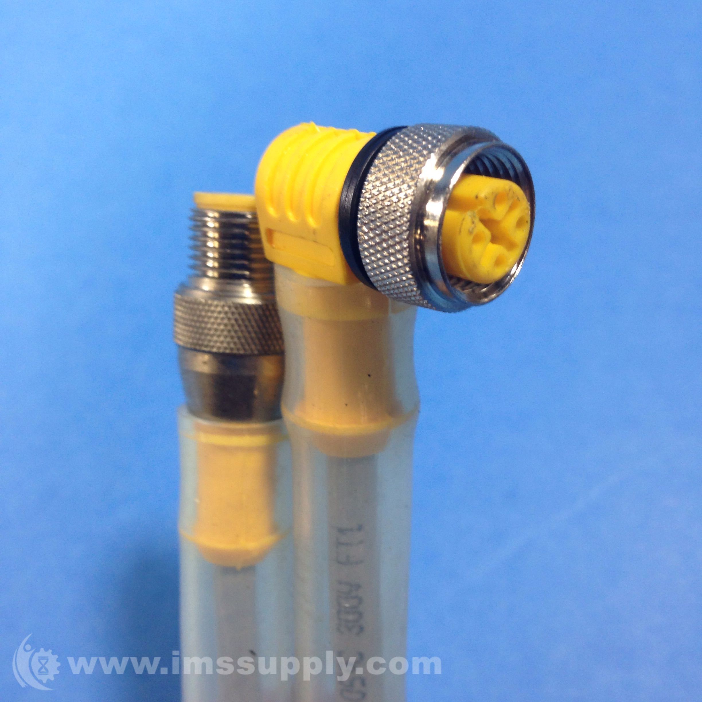 Turck U2-02778 Eurofast Molded Cordset (WK 4.4T-1-RS 4.4T/S1077) - IMS ...