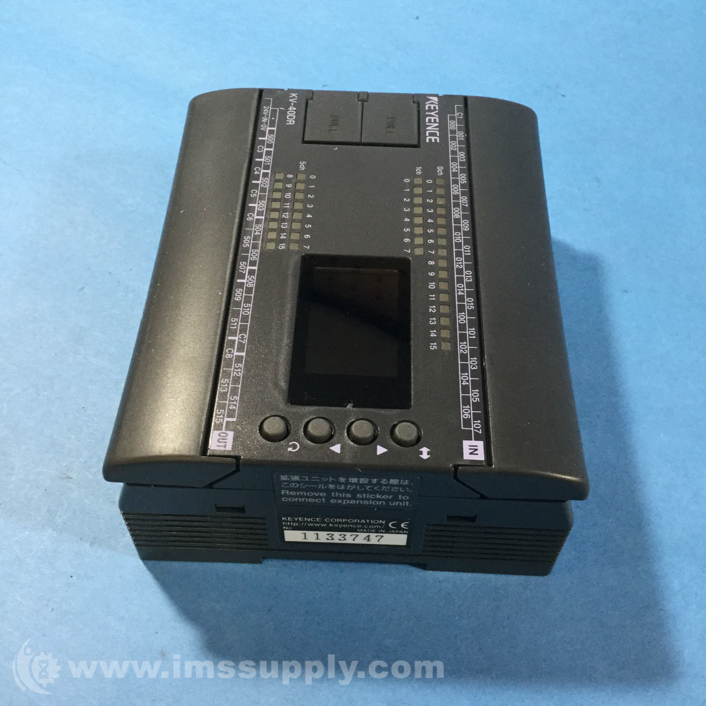 Keyence Corp KV-40DR KV Series, Relay Output PLC - IMS Supply