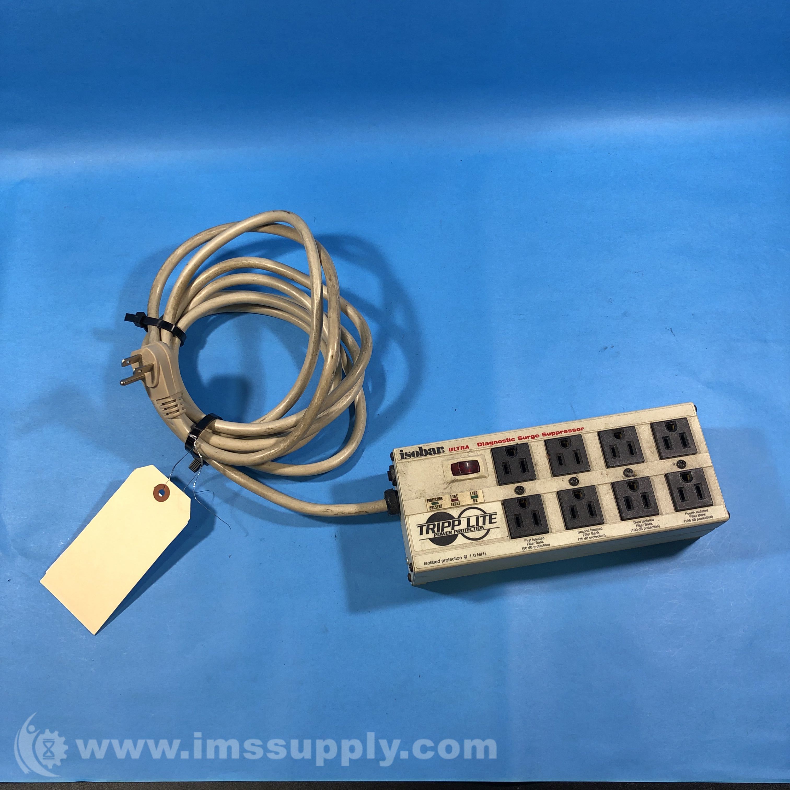 Tripp Lite ISOBAR 8 ULTRA Isobar 8-Outlet Surge Protector - IMS Supply
