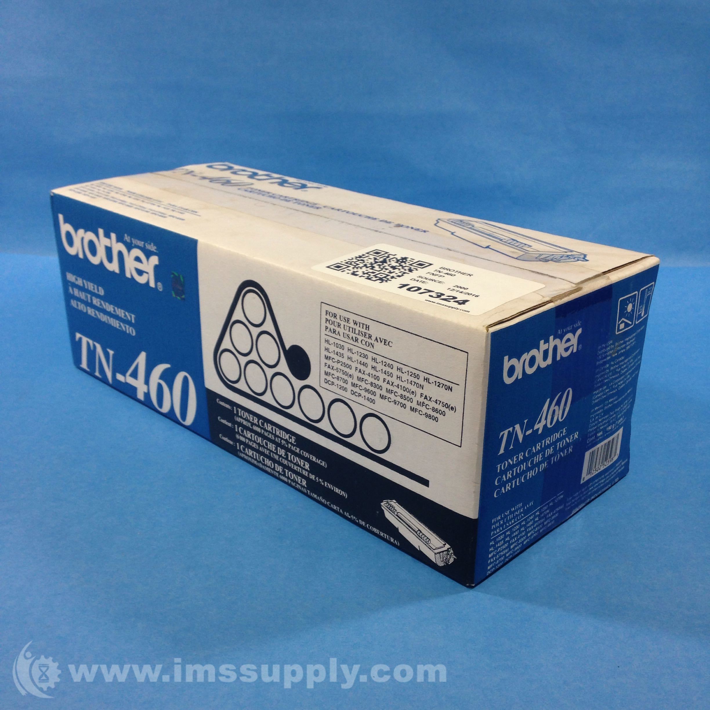 Brother TN-460 Toner Cartridge Black High Yield - IMS Supply
