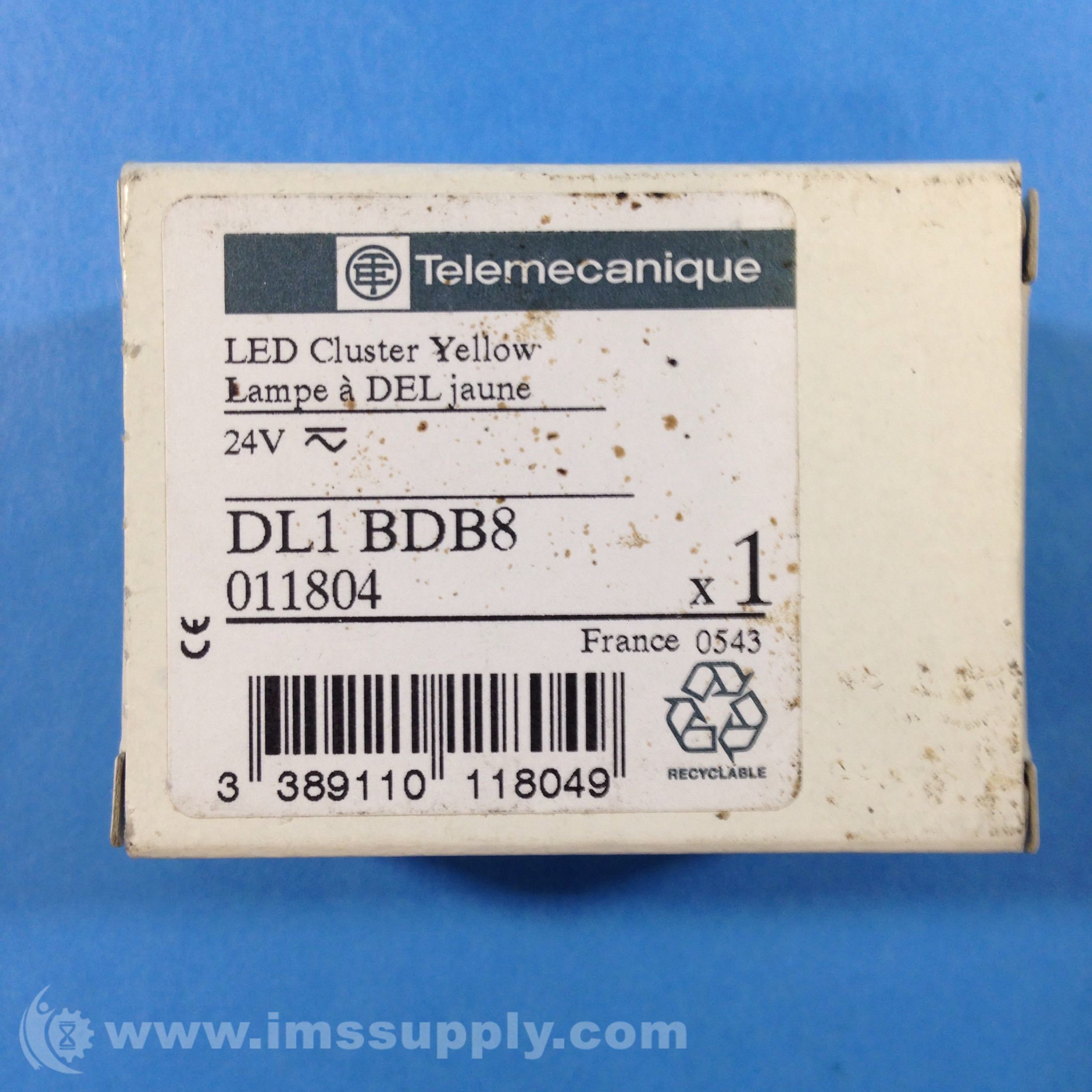 Telemecanique DL1 BDB8 LED Indicating Beacon 24V Cluster Yellow - IMS ...