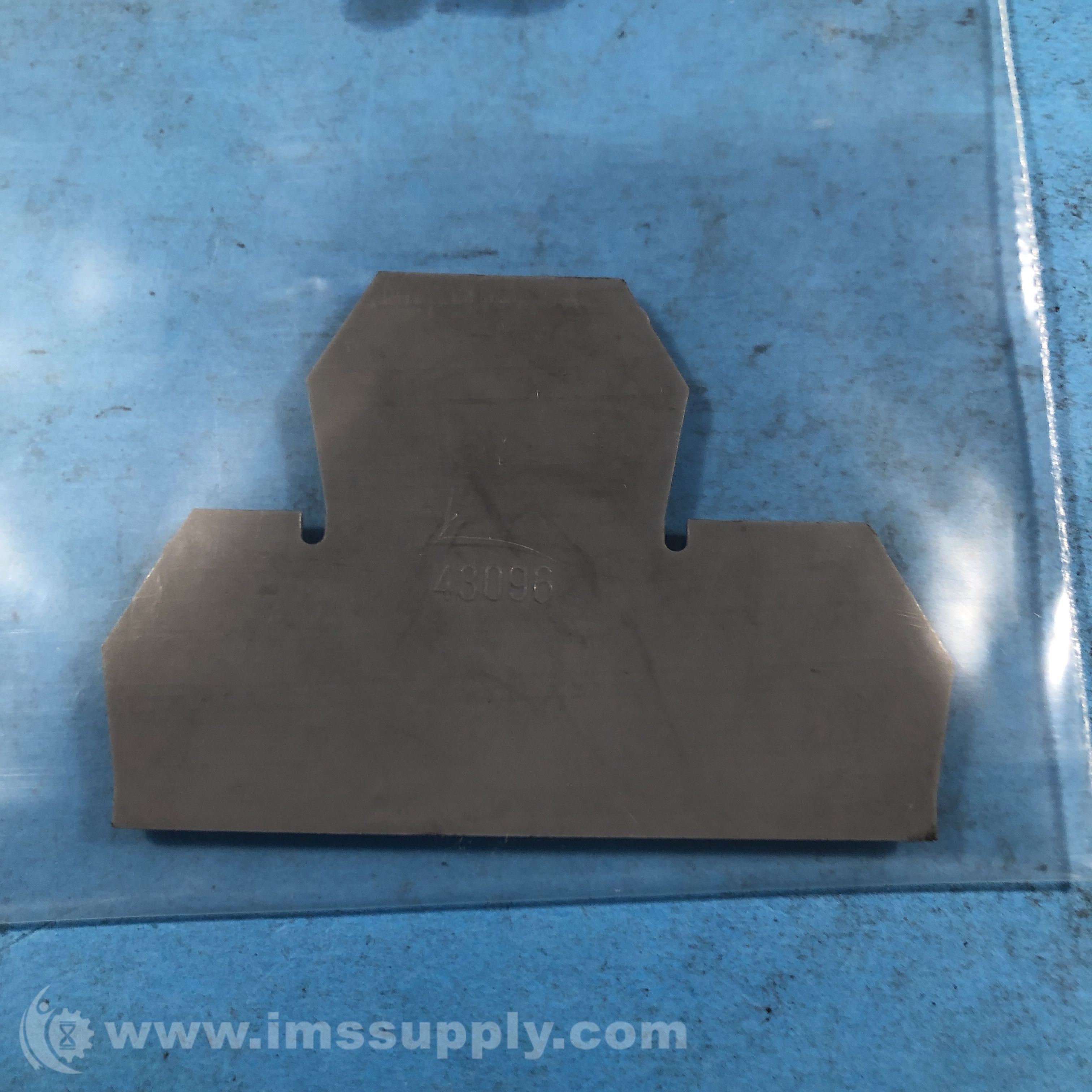 Morsettitalia 43096 Terminal Block End Plate 72X55X1.5MM - IMS Supply