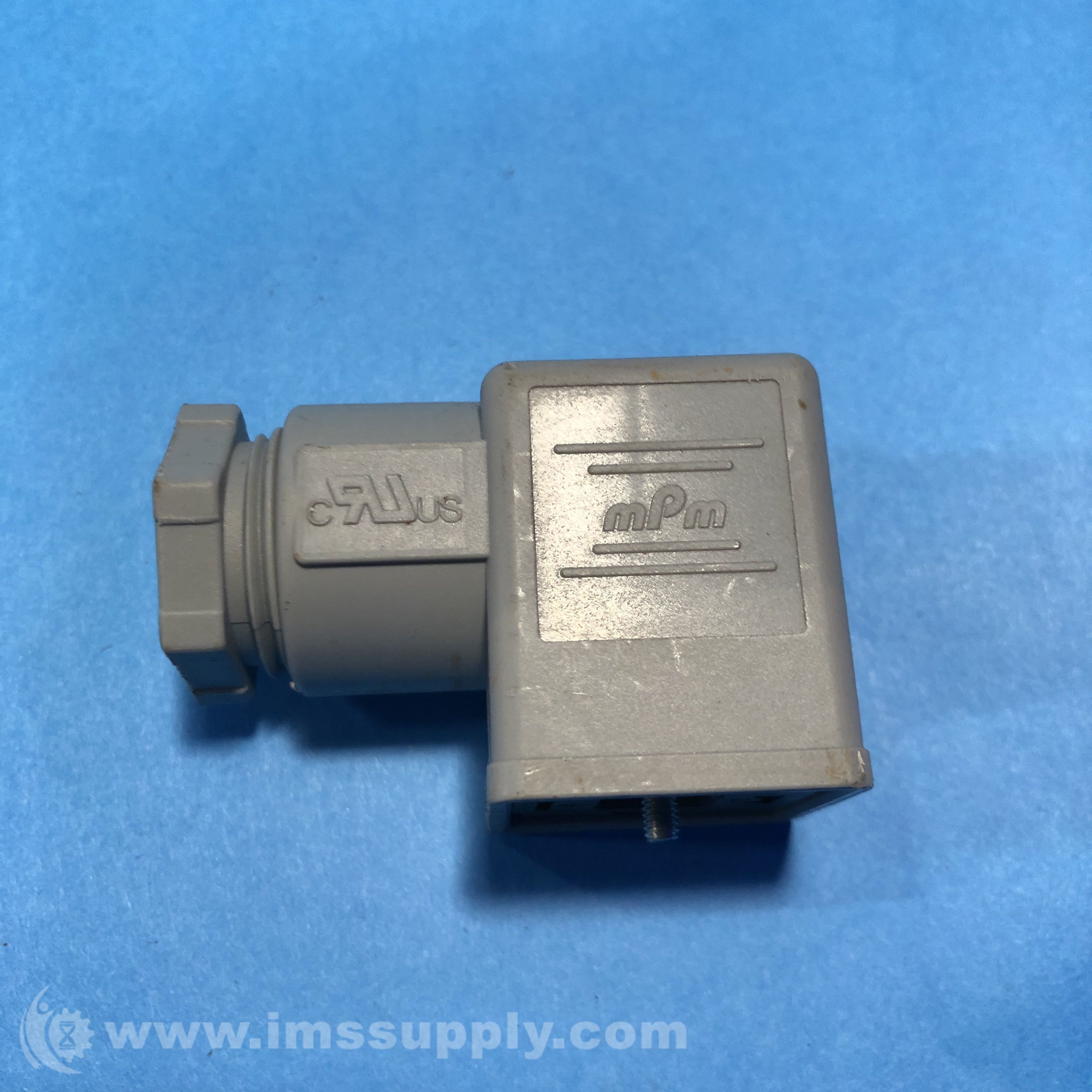Mpm Corp Right Angle Din Valve Connector - IMS Supply