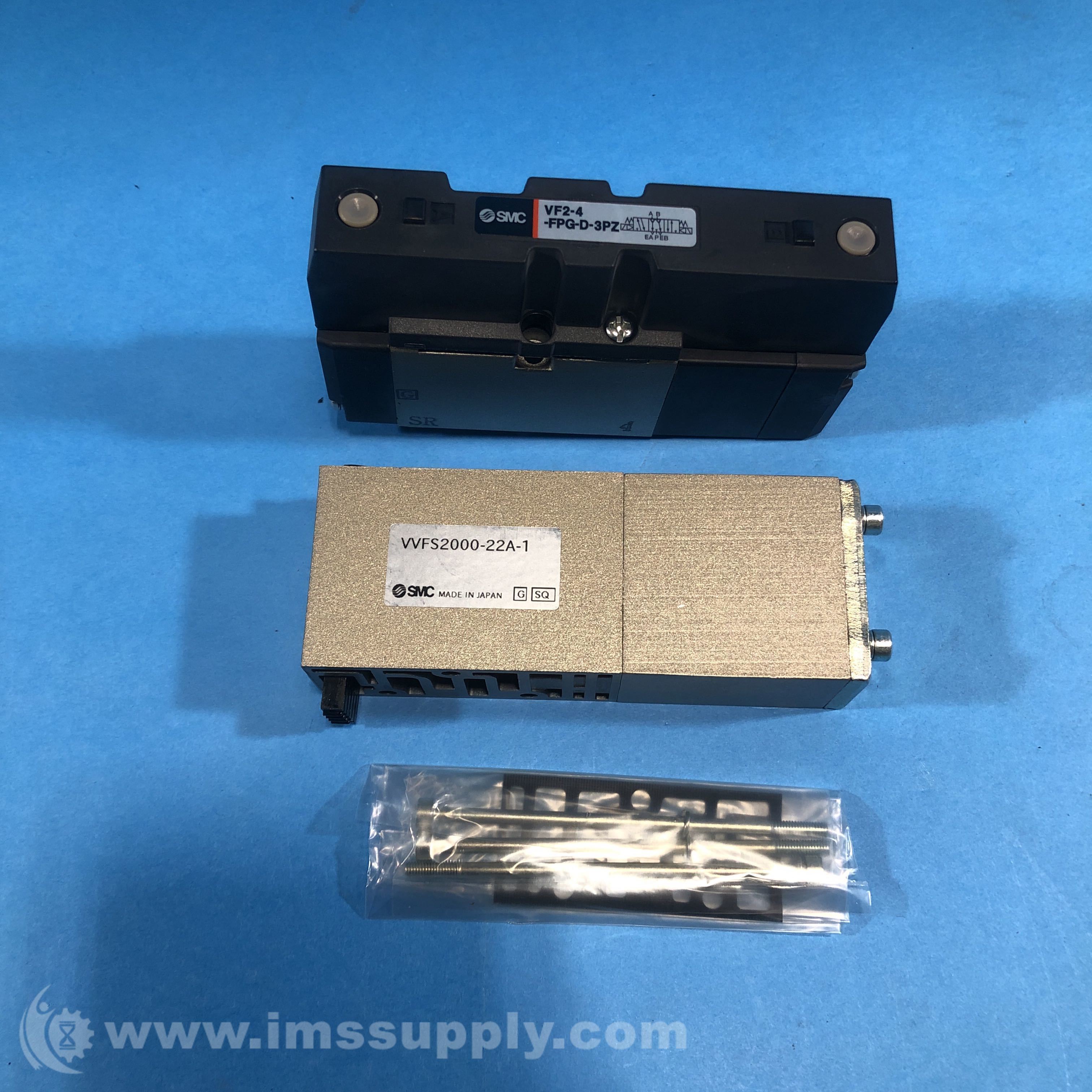 SMC VF2-4-FPG-D-3PZ Solenoid Valve - IMS Supply
