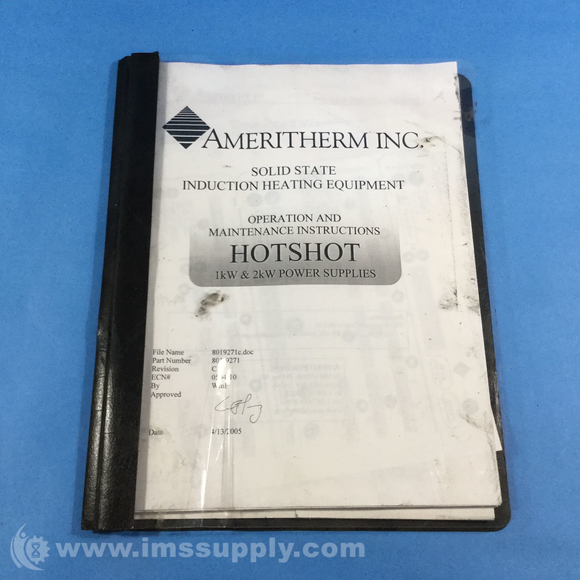 Ameritherm 300-0571 Induction Heating System - IMS Supply