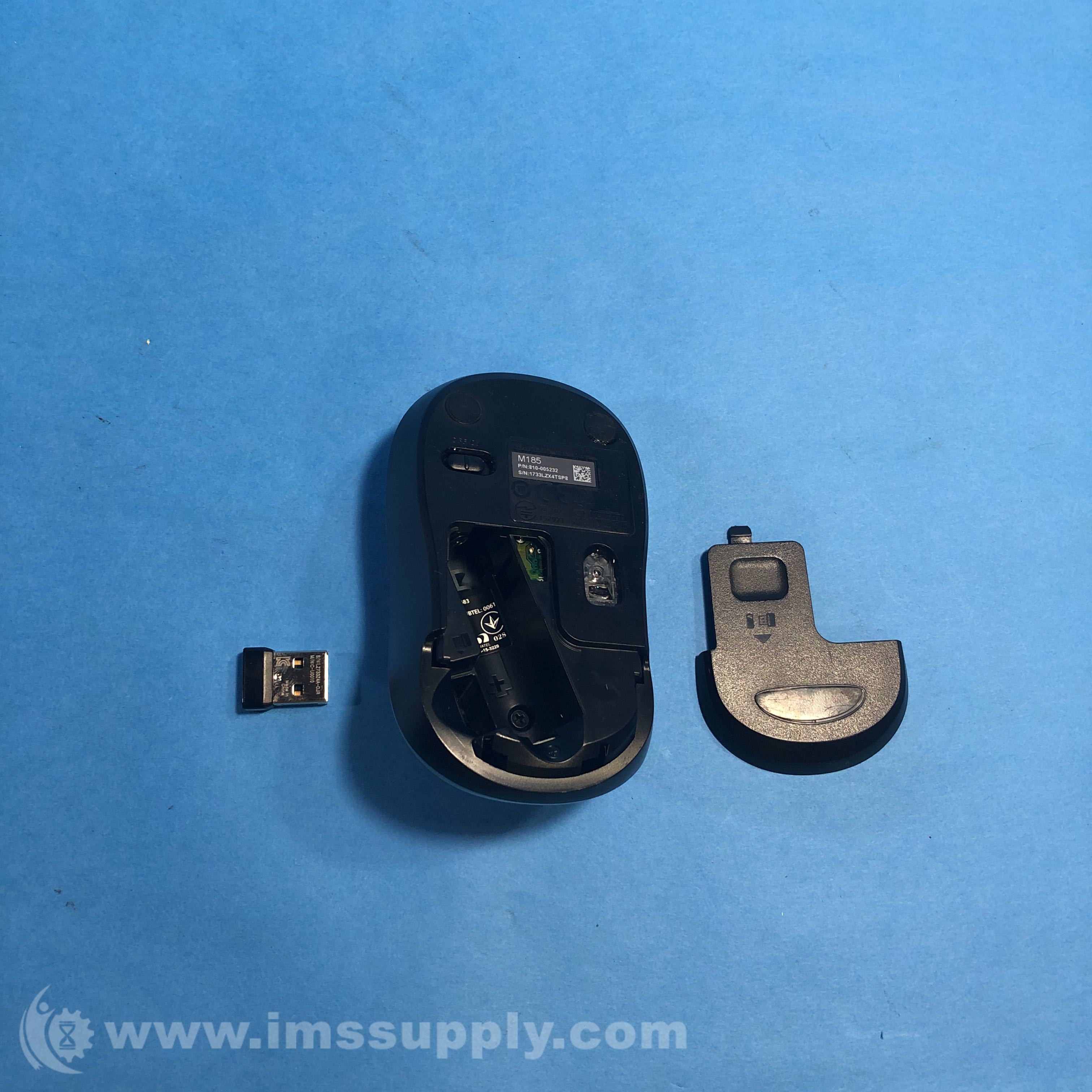 Logitech 810-005232 M185 Black Wireless Mouse - IMS Supply