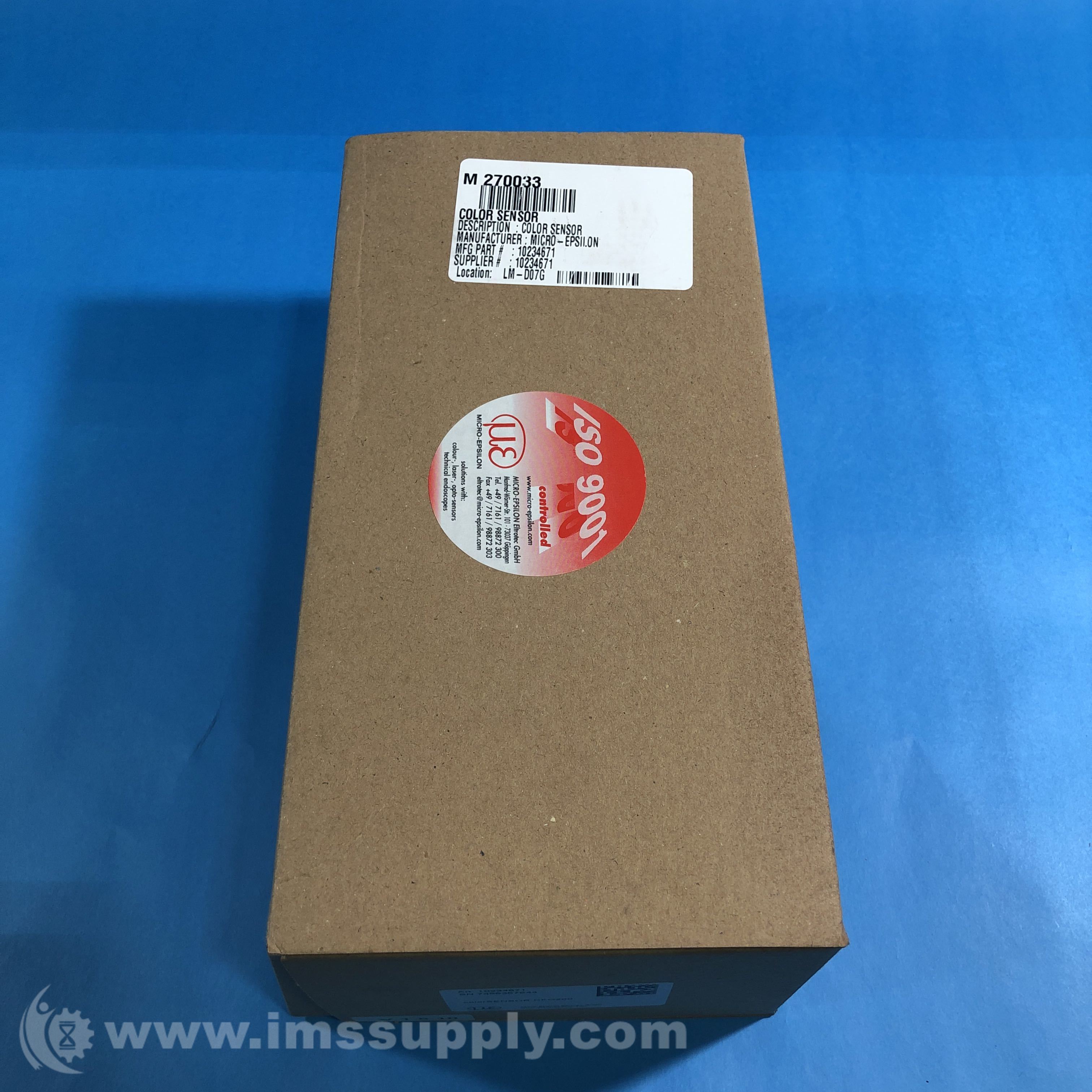 Micro-Epsilon 10234671 Color Sensor - IMS Supply