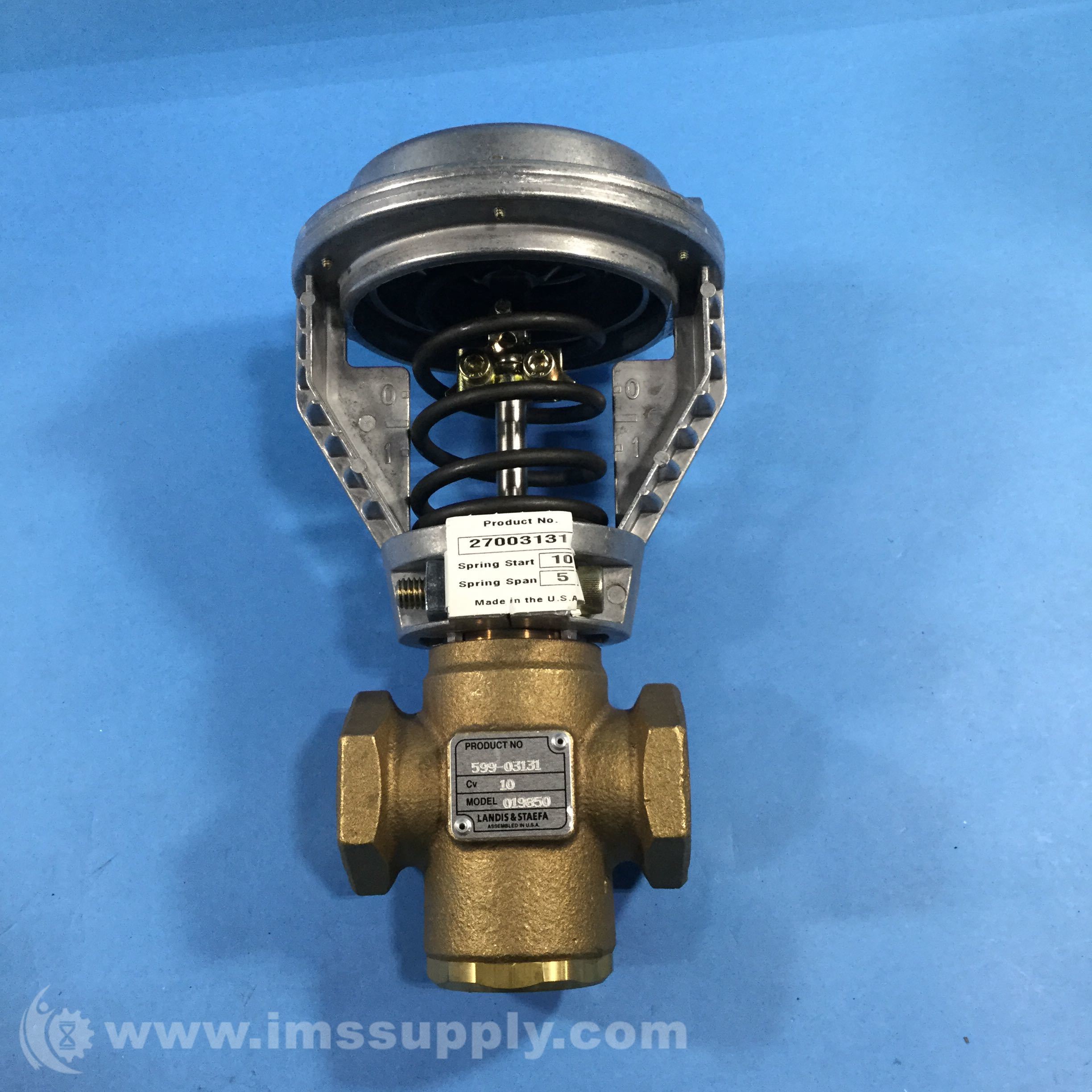 Landis & Staefa 27003131 3-Way Pneumatic Valve Assembly - IMS Supply