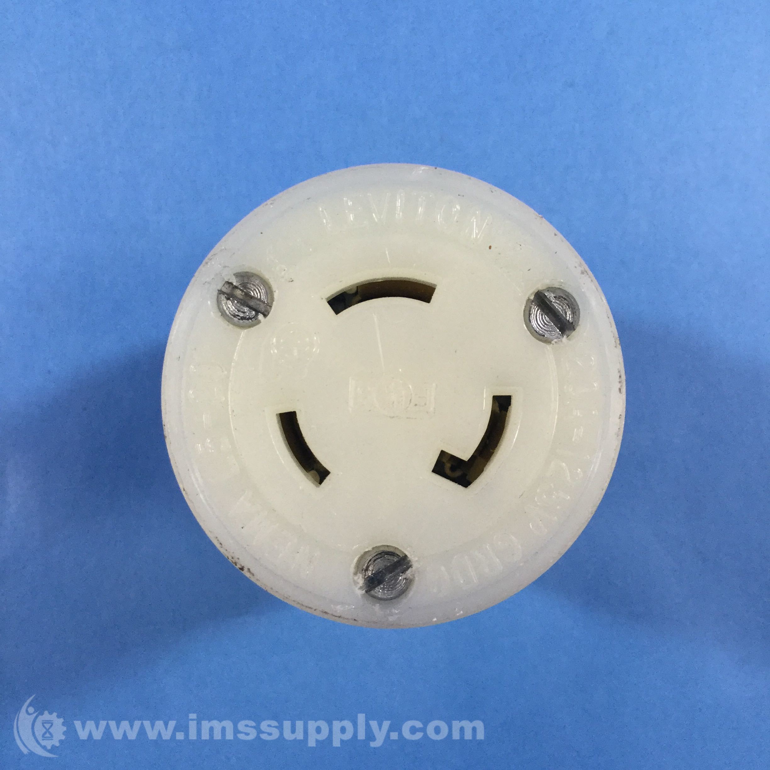 Leviton 2313 20 Amp 125 Volt NEMA L5-20R 2P 3W Locking Connector - IMS ...