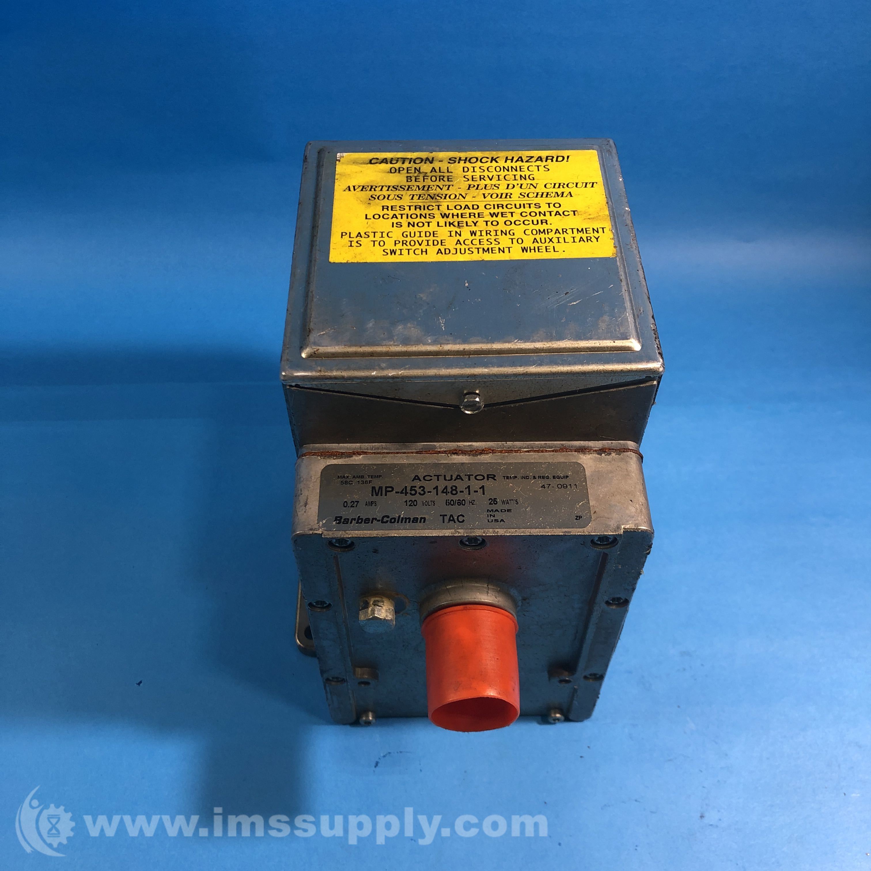 Barber Colman MP-453-148-1-1 Actuator - IMS Supply