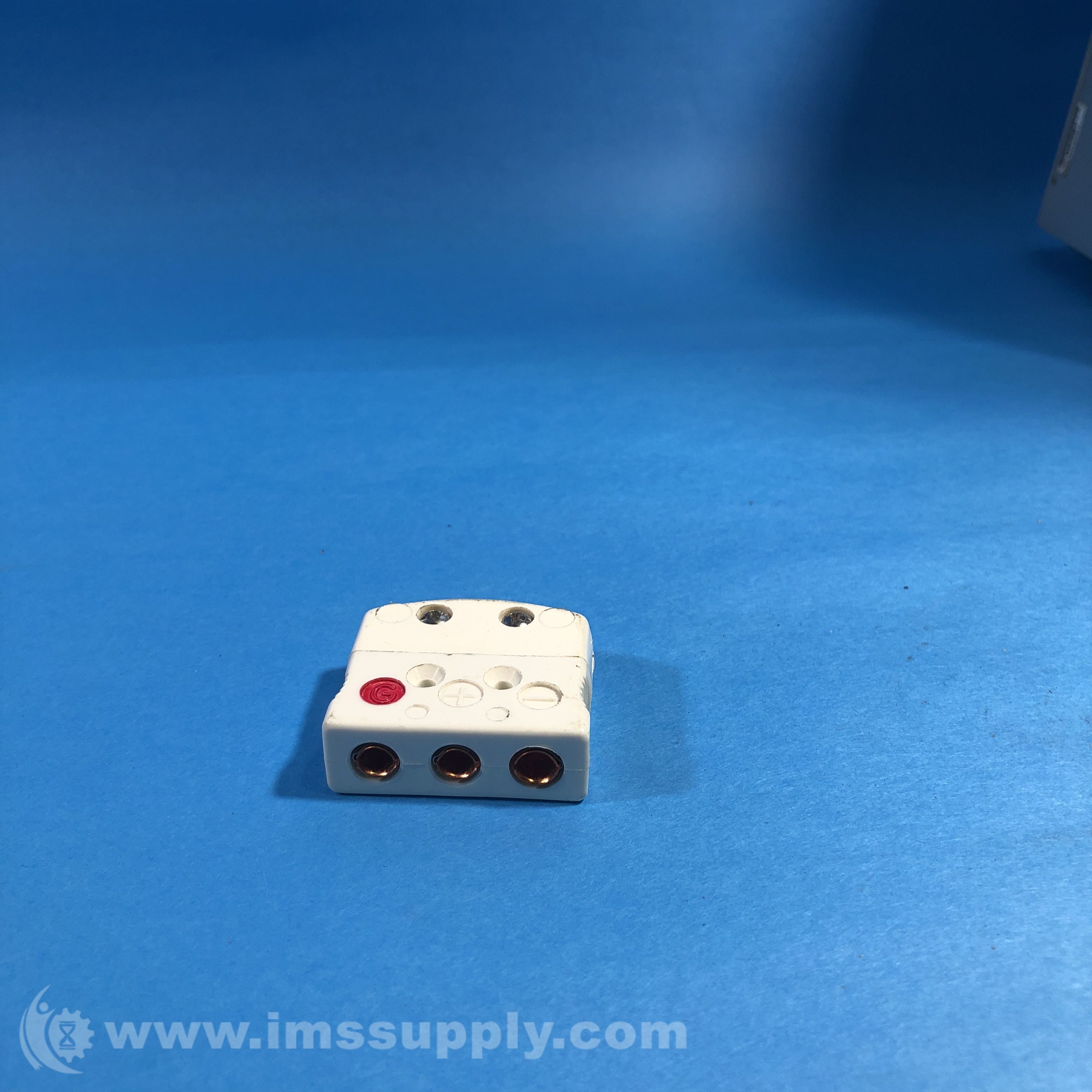 Omega Female 3 Prong Thermocouple Connector - IMS Supply