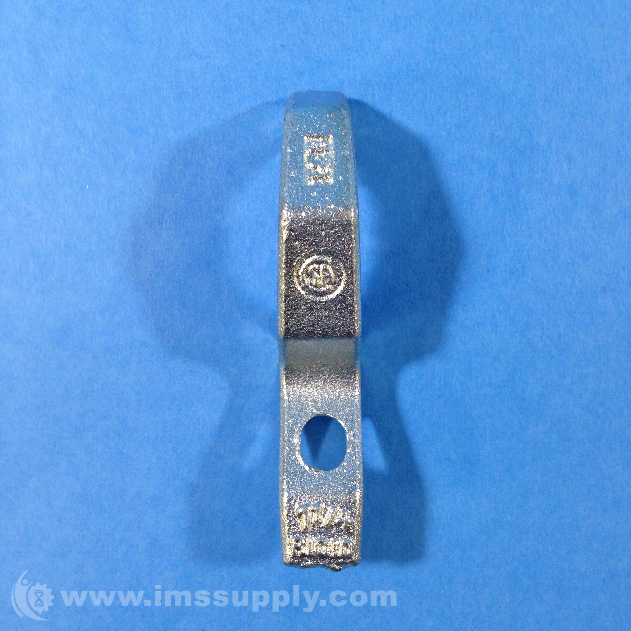 T&b 1281 2 Inch, Pipe Strap, Malleable Iron, Electro Galvanized - IMS ...