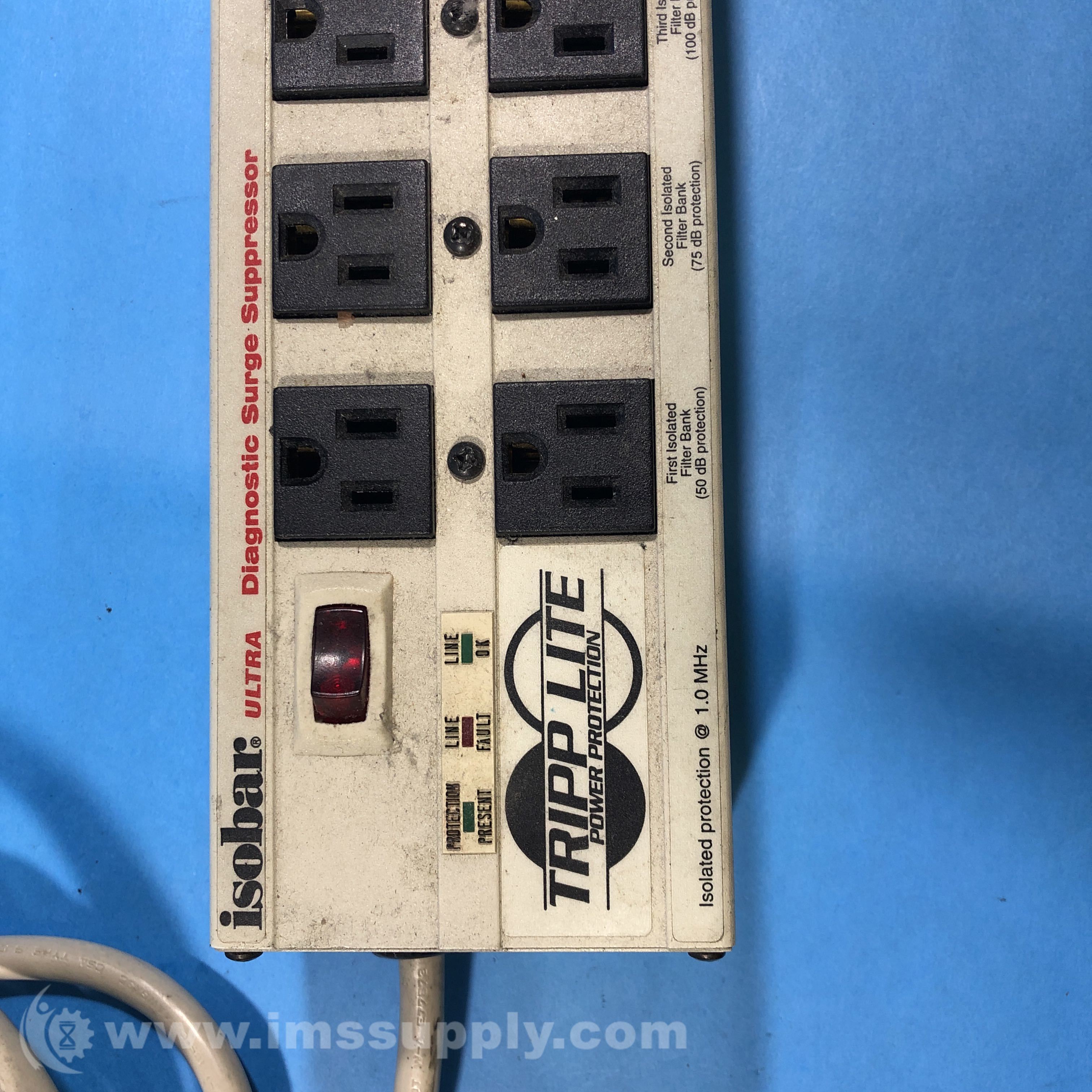 Tripp Lite ISOBAR 8 ULTRA Isobar 8-Outlet Surge Protector - IMS Supply