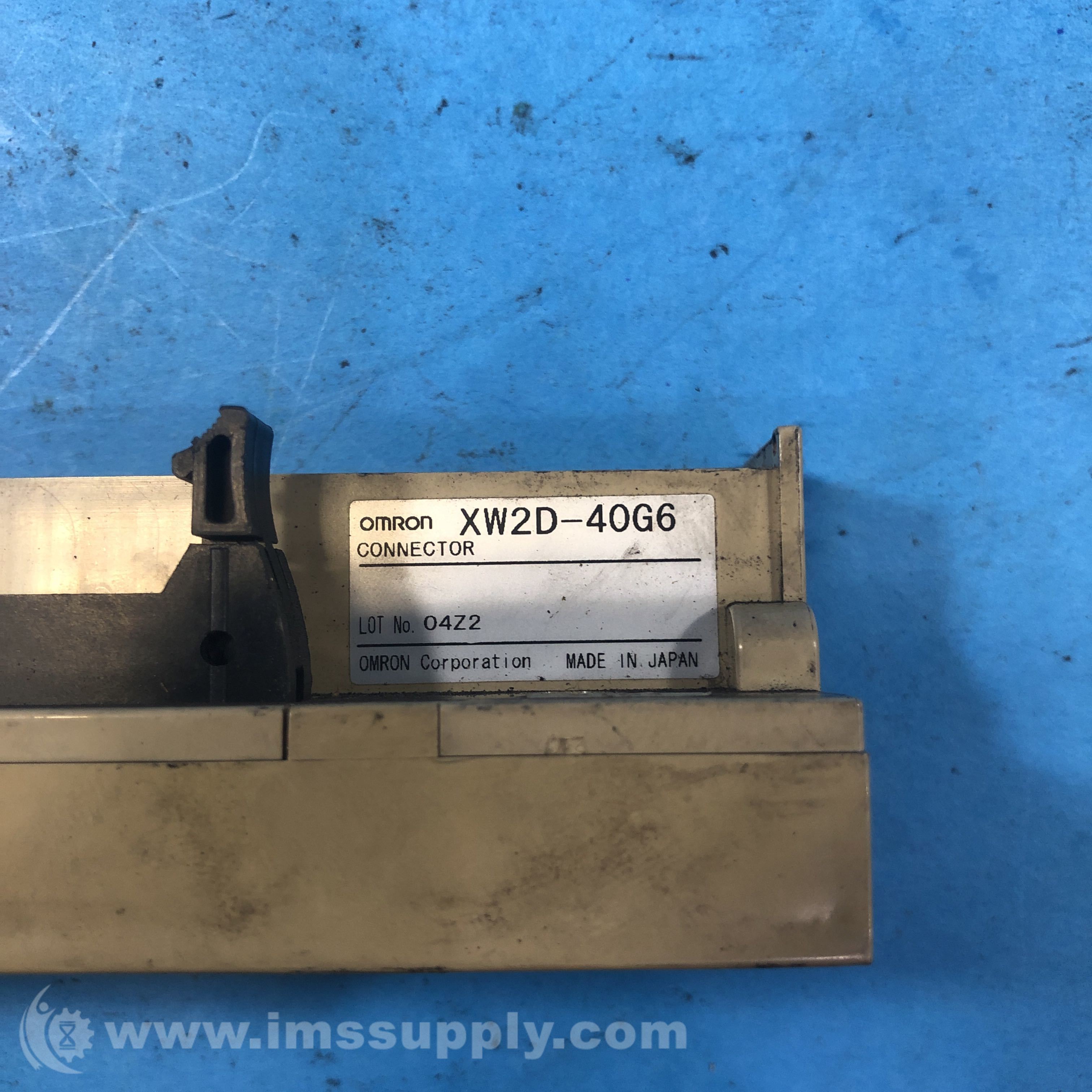 Omron XW2D-40G6 Terminal Block Connector For Use With CJ1M Series - IMS Supply