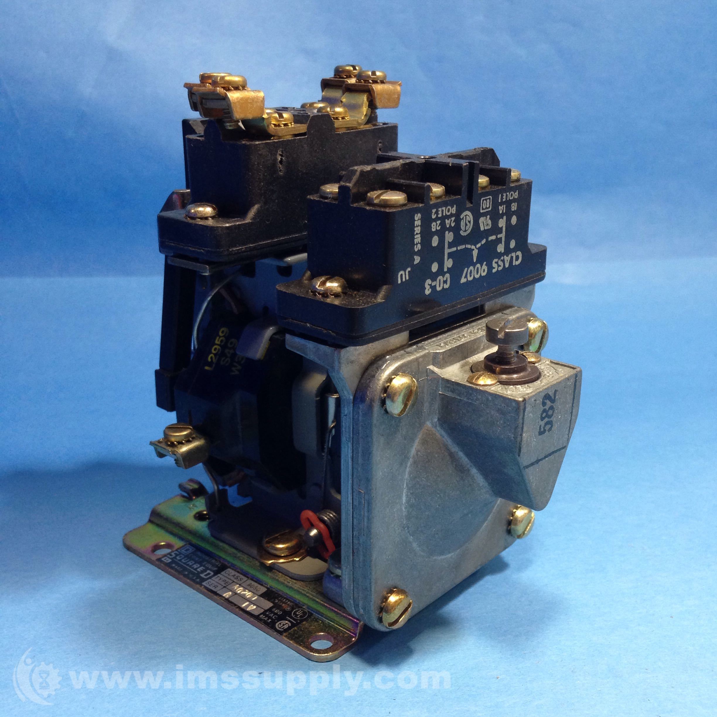 Square D 9050 AO-210 AC Pneumatic Timing Relay - IMS Supply